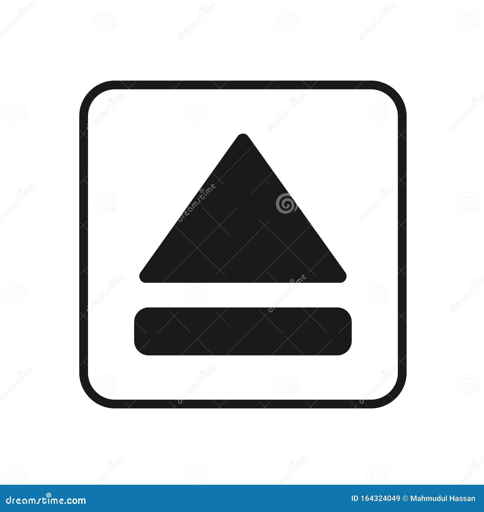 Eject Icon Vector | CartoonDealer.com #161465640