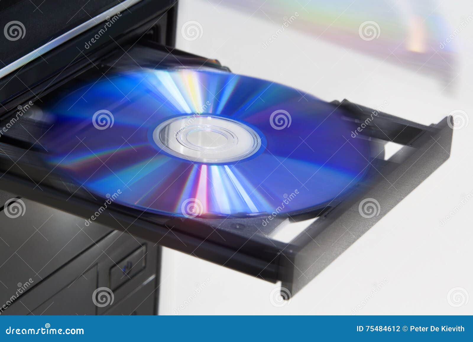 Ejecting Disc from Desktop Computer Stock Photo - Image of ejecting ...