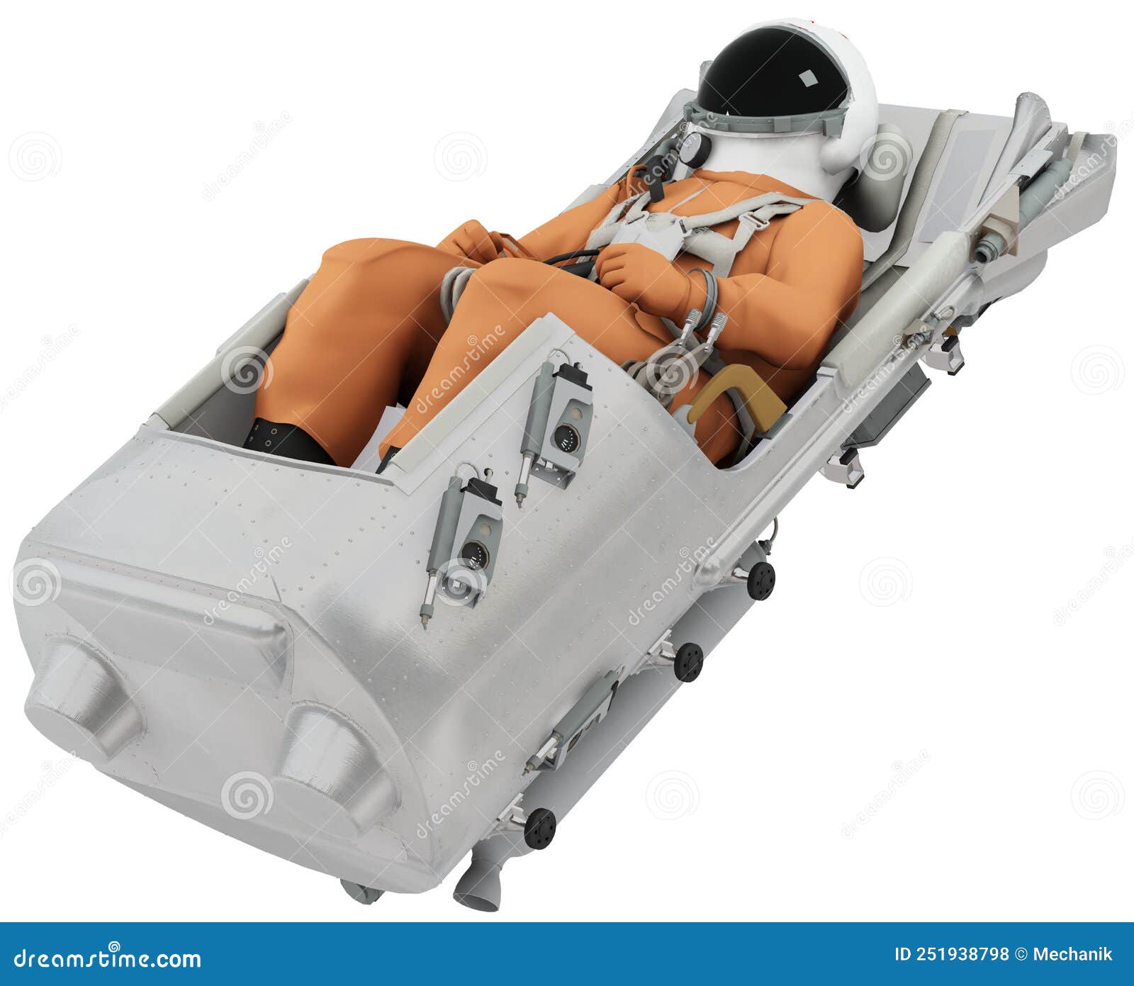 Ejection Seat Concept, With The Symbol Of A Destabilized Man Falling ...