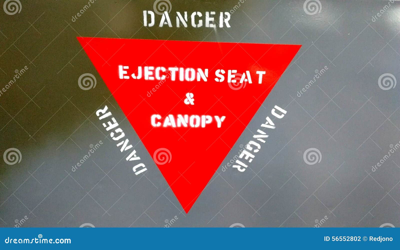Ejection seat warning stock photo. Image of camouflage - 56552802