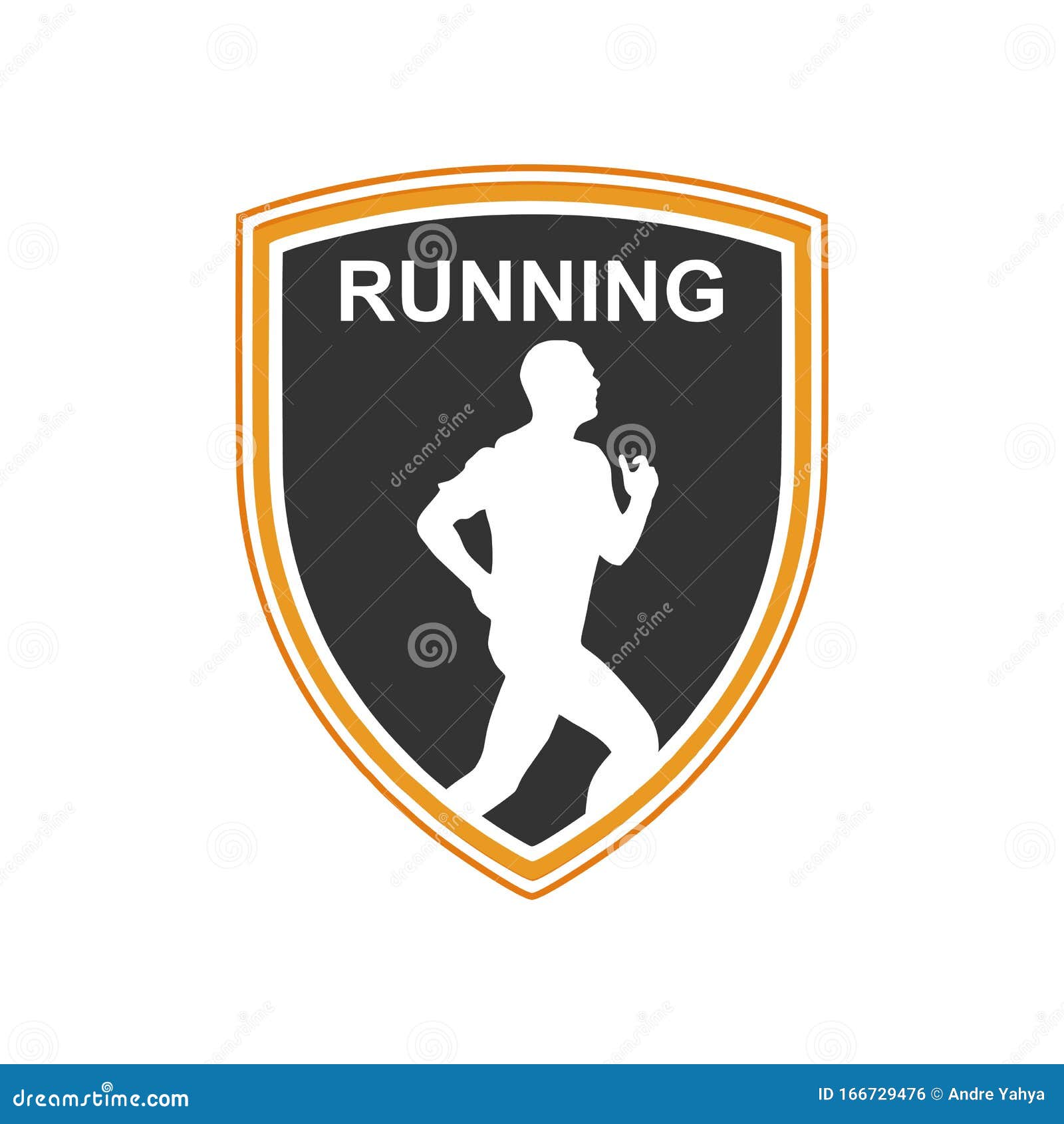 Ejecutar Plantilla De Logotipo Stock de ilustración - Ilustración de ...