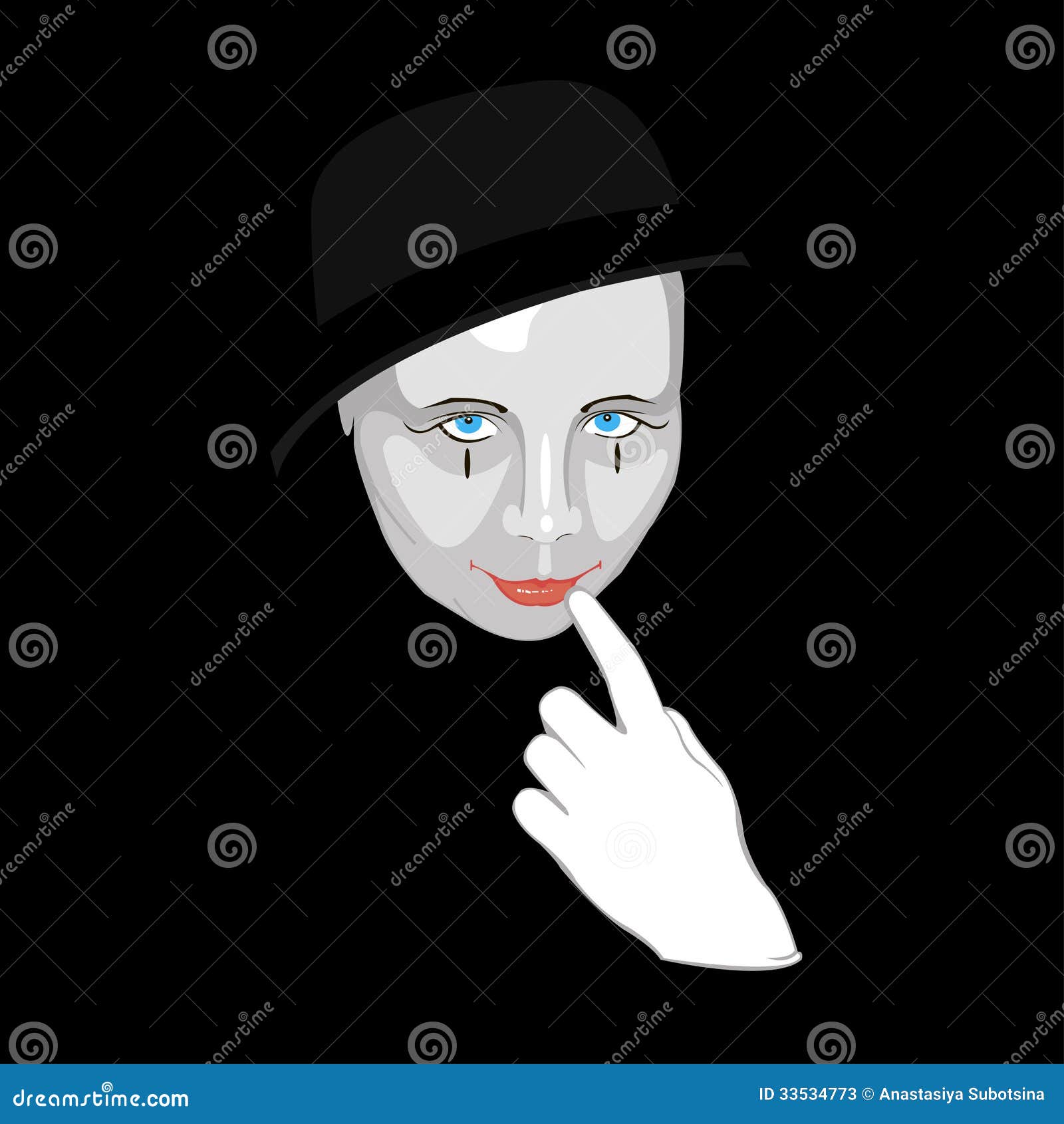 Ejemplo Abstracto Con Un Imitar. Ilustración del Vector - Ilustración ...