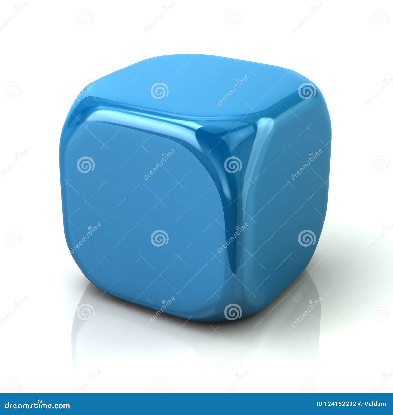 Ejemplo azul del cubo 3d stock de ilustración. Ilustración de fondo ...