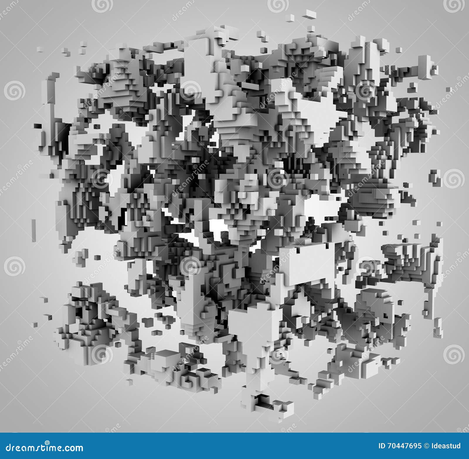 Ejemplo 3D Del Modelo Tridimensional Imagen de archivo - Imagen de ...