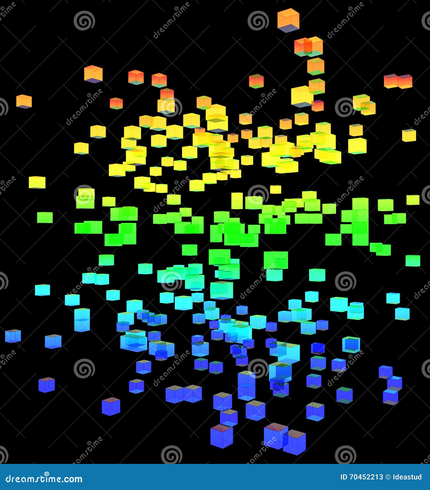 Ejemplo 3D Del Modelo Tridimensional Stock de ilustración - Ilustración ...