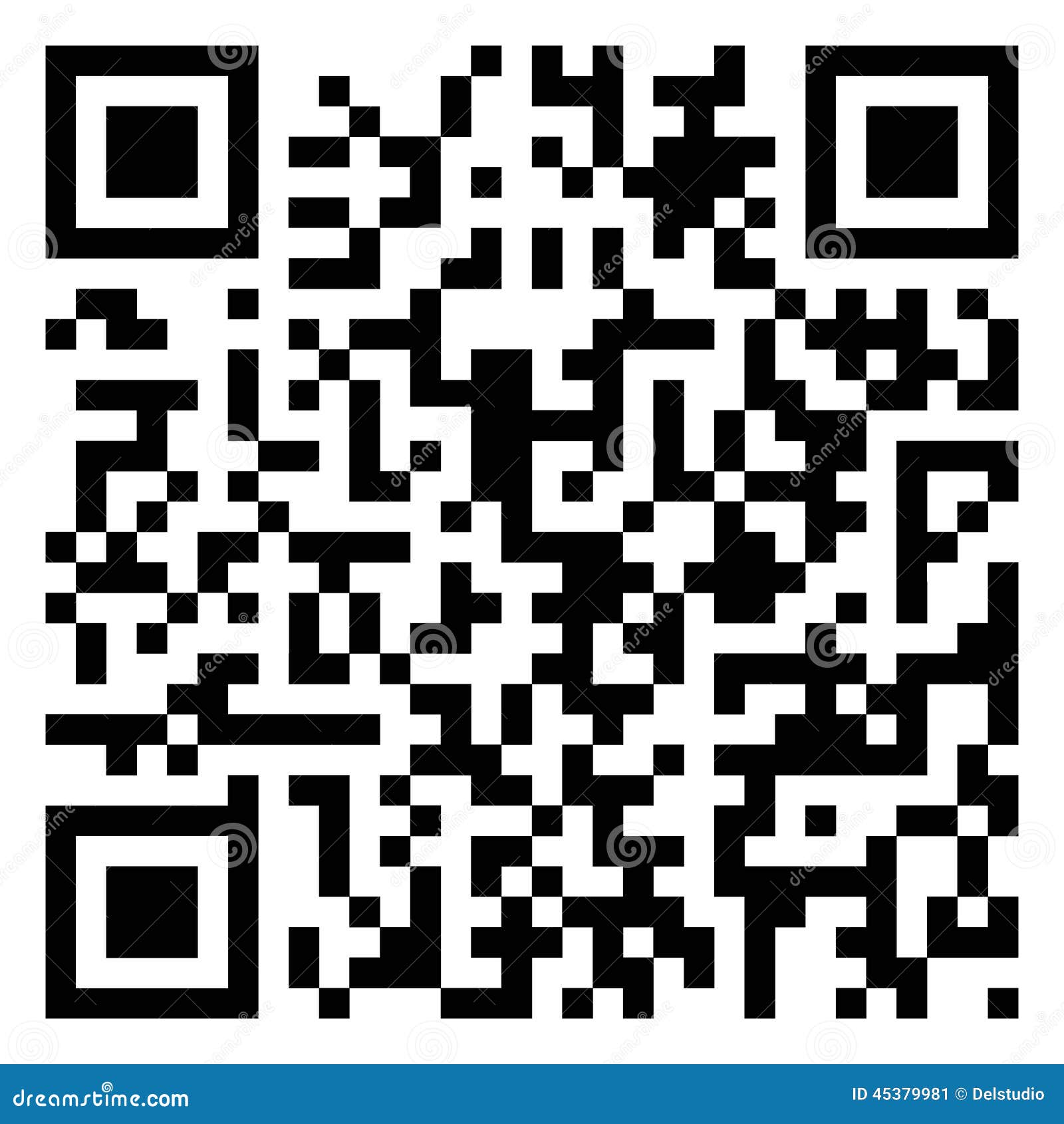 Ejemplo de código de QR stock de ilustración. Ilustración de concepto ...