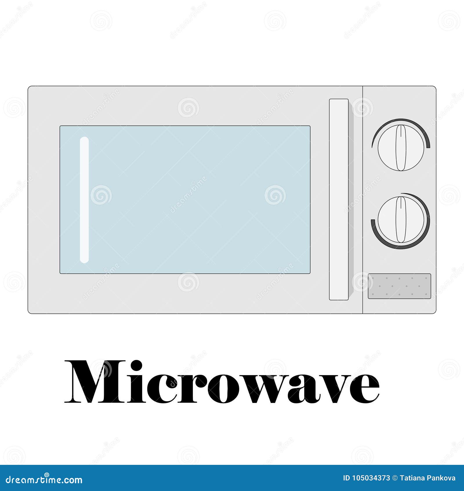 Ejemplo De Color De La Microonda Ilustración del Vector - Ilustración ...