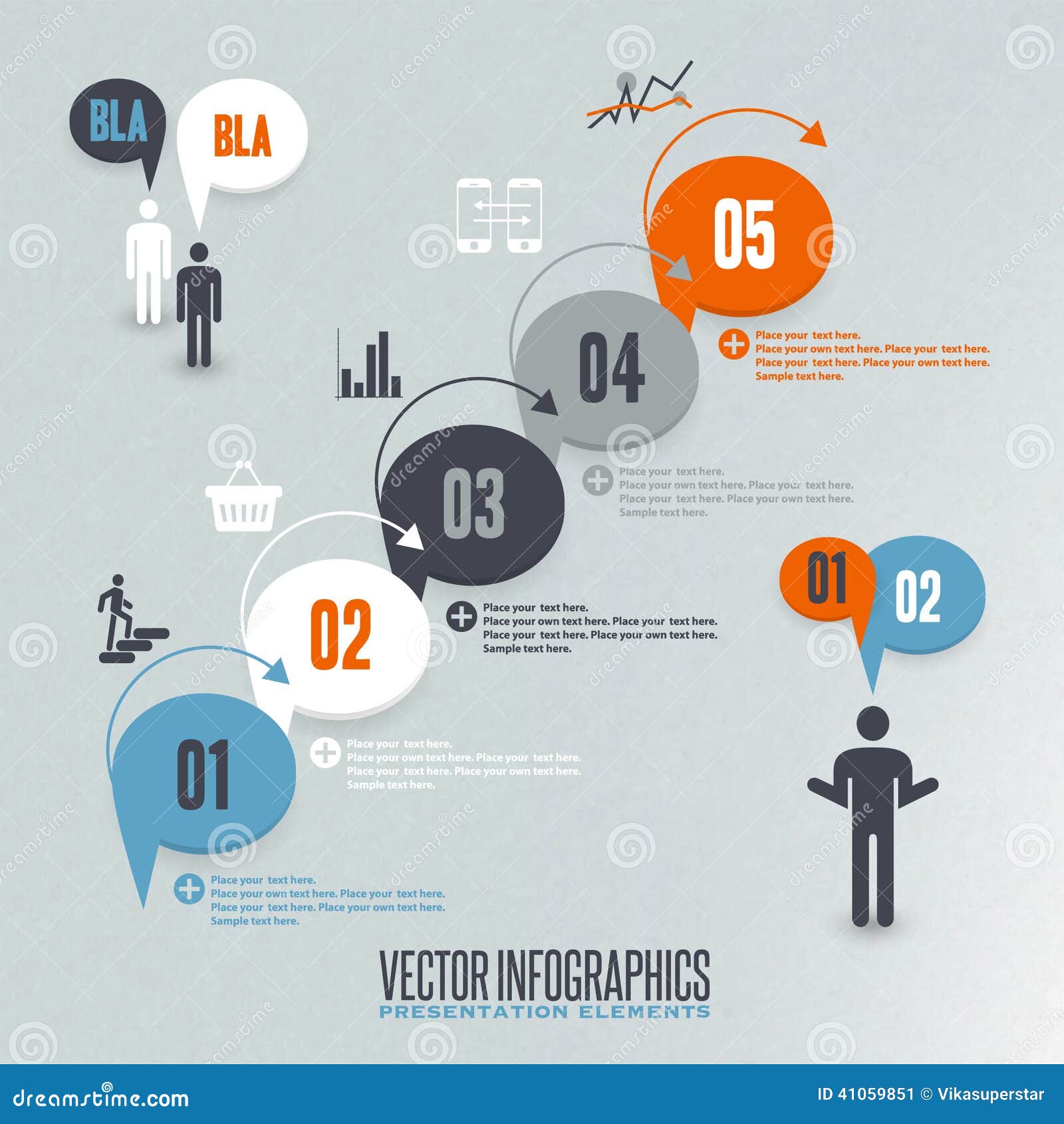 Ejemplo de Infographics ilustración del vector. Ilustración de datos ...
