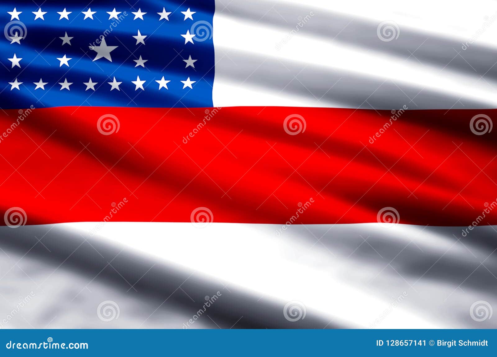 Ejemplo De La Bandera De Amazonas Stock de ilustración - Ilustración de ...