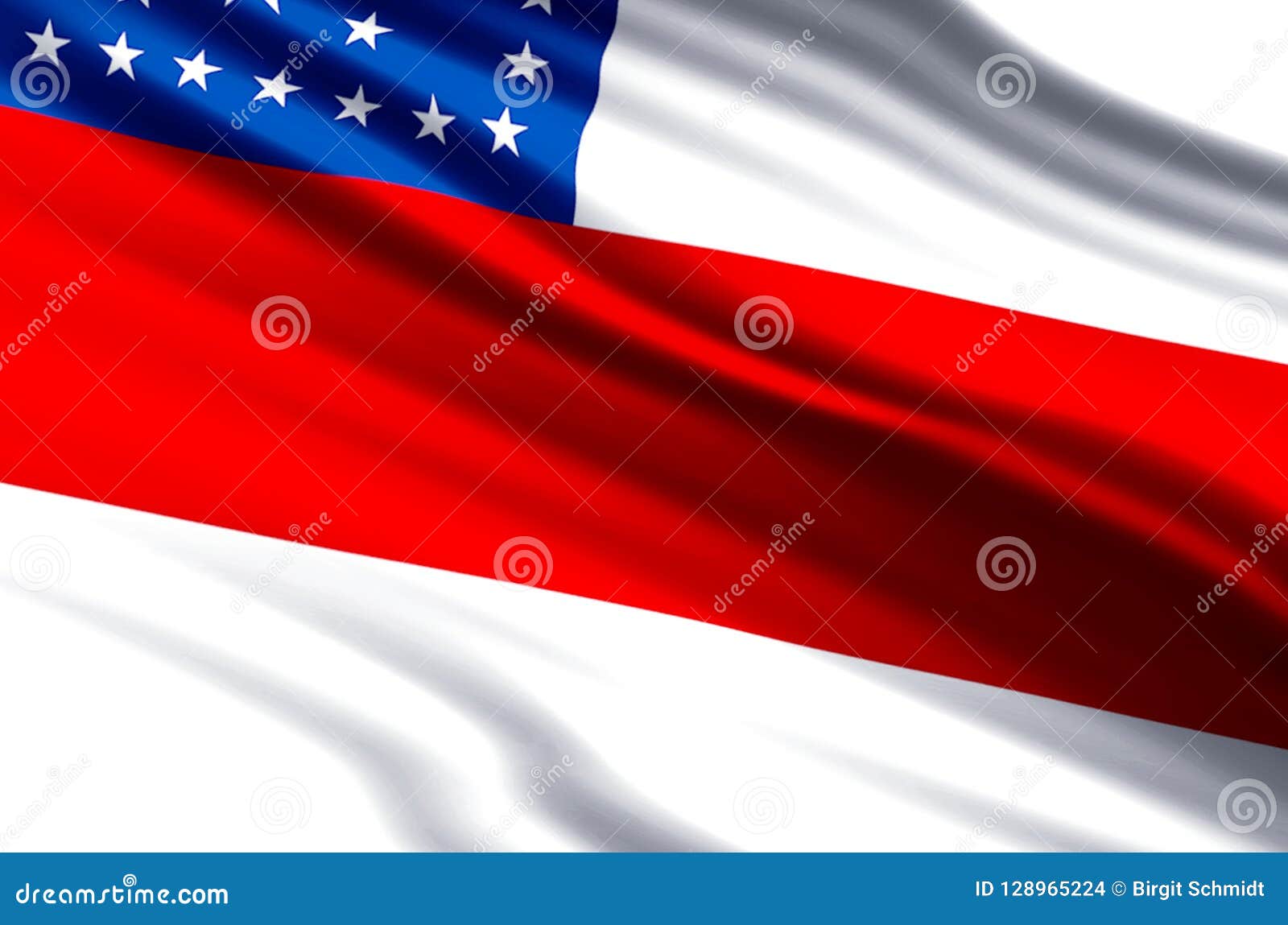 Ejemplo De La Bandera De Amazonas Stock de ilustración - Ilustración de ...