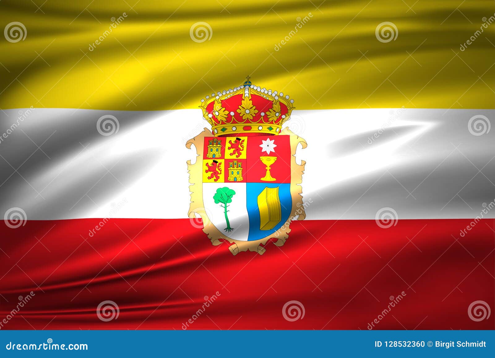 Ejemplo De La Bandera De Cuenca Stock de ilustración - Ilustración de ...