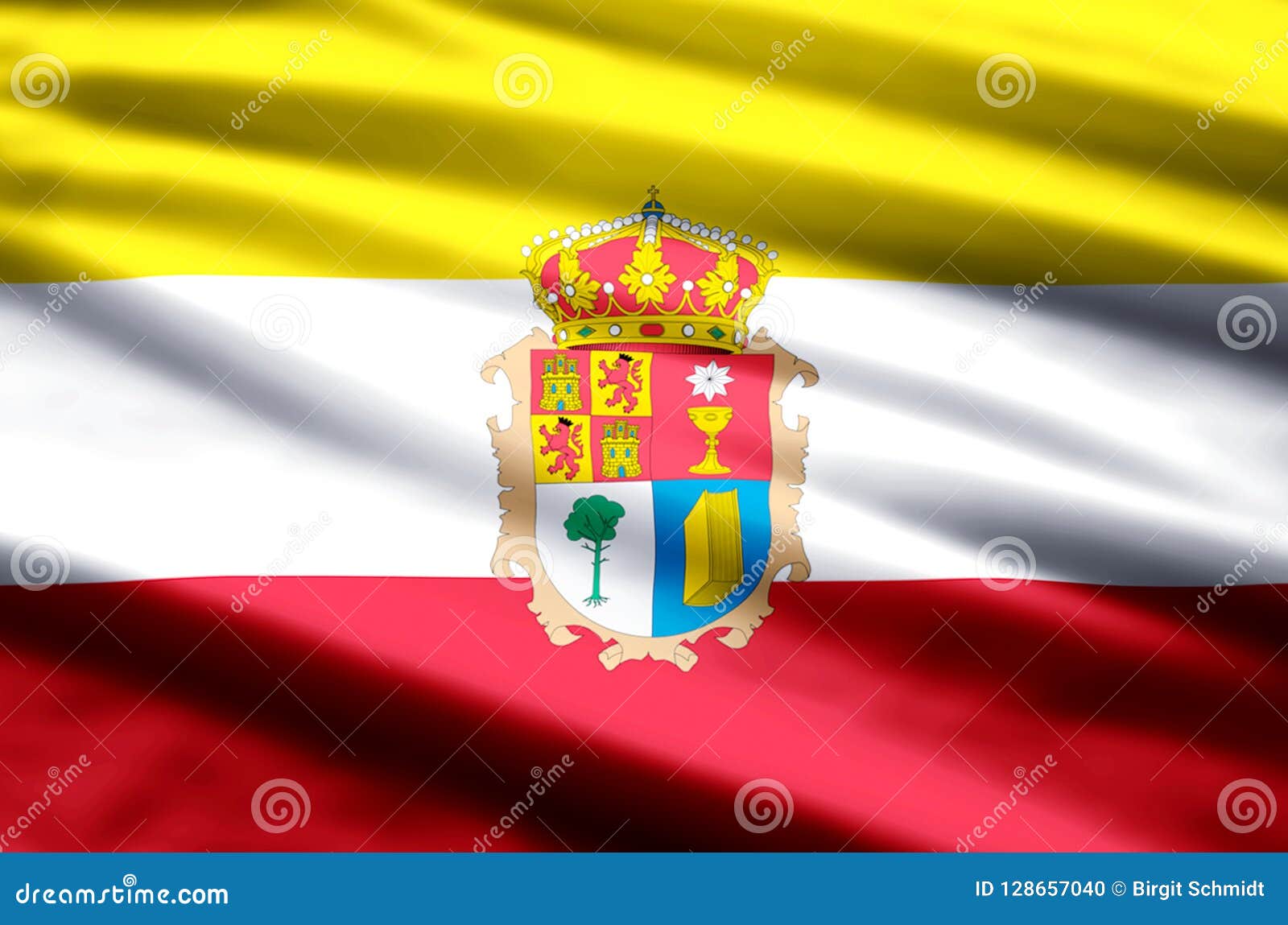 Ejemplo De La Bandera De Cuenca Stock de ilustración - Ilustración de ...