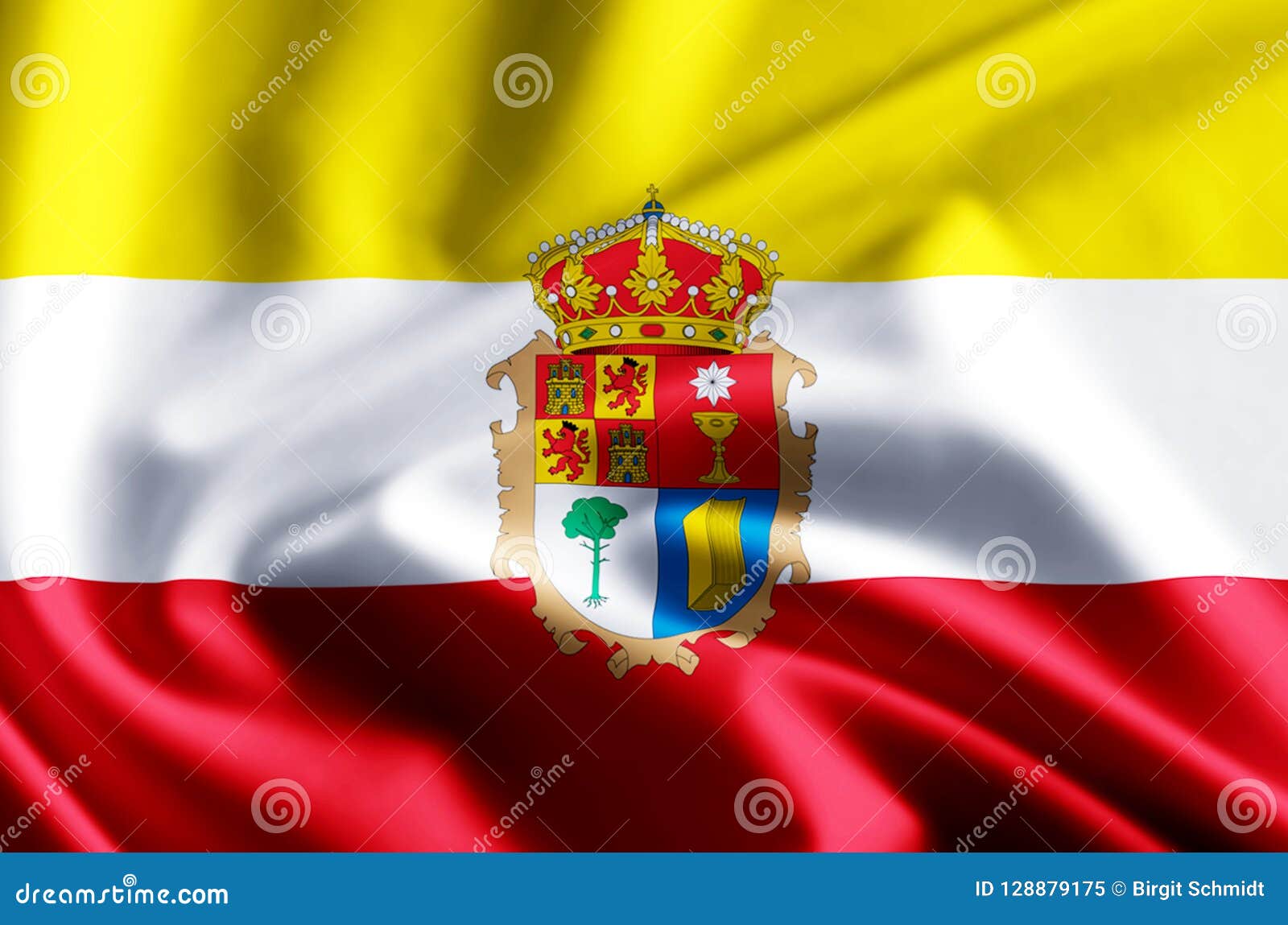 Ejemplo De La Bandera De Cuenca Stock de ilustración - Ilustración de ...