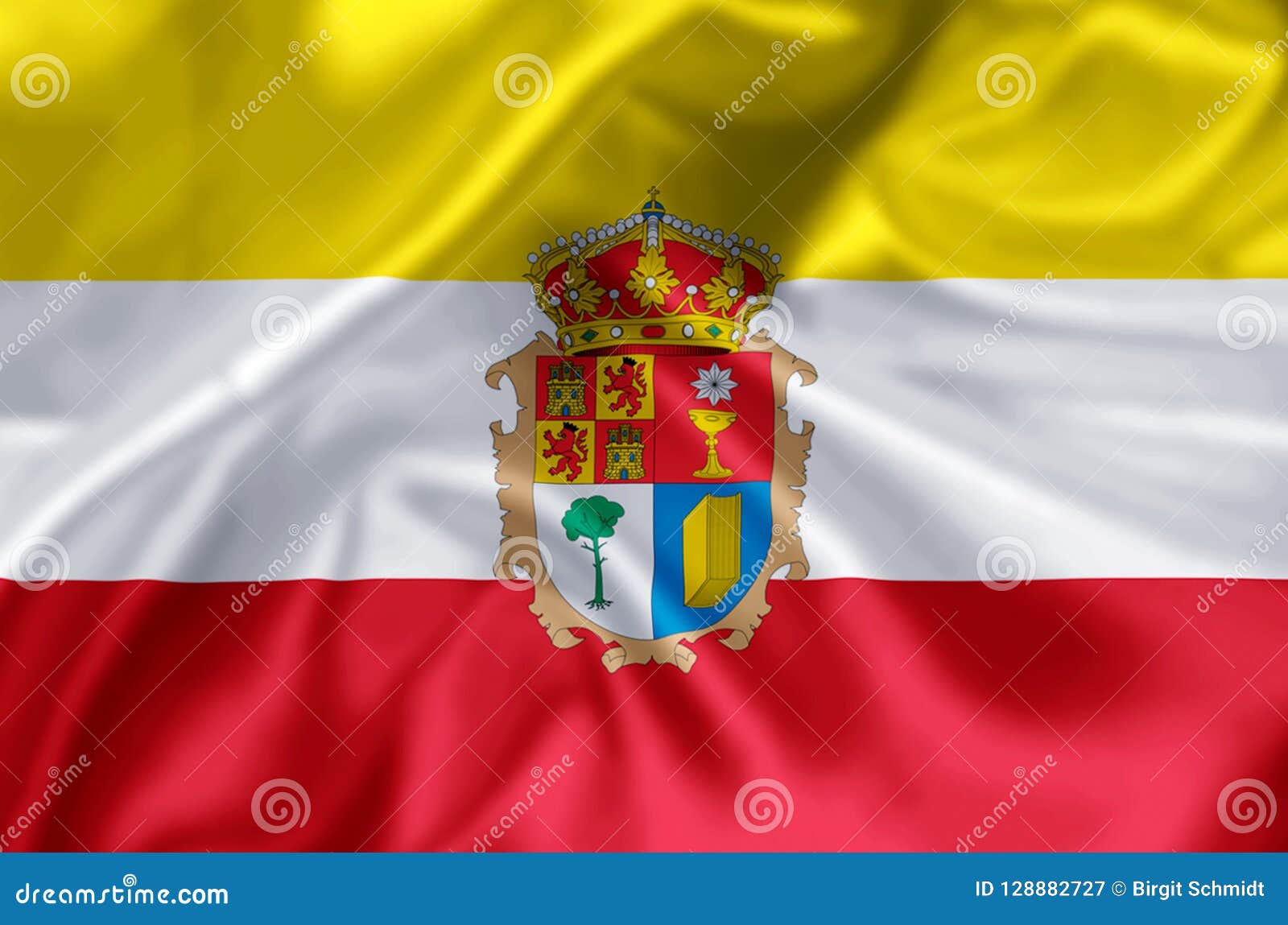 Ejemplo De La Bandera De Cuenca Stock de ilustración - Ilustración de ...