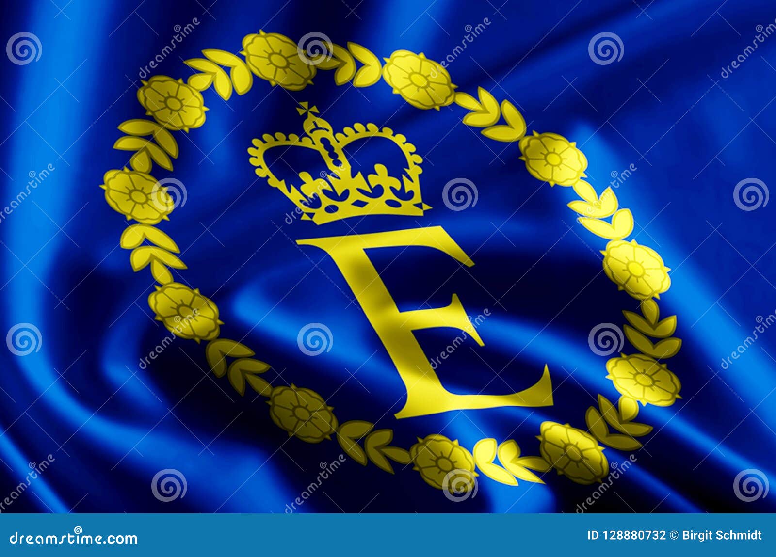 Ejemplo De La Bandera De Eiir Stock de ilustración - Ilustración de ...