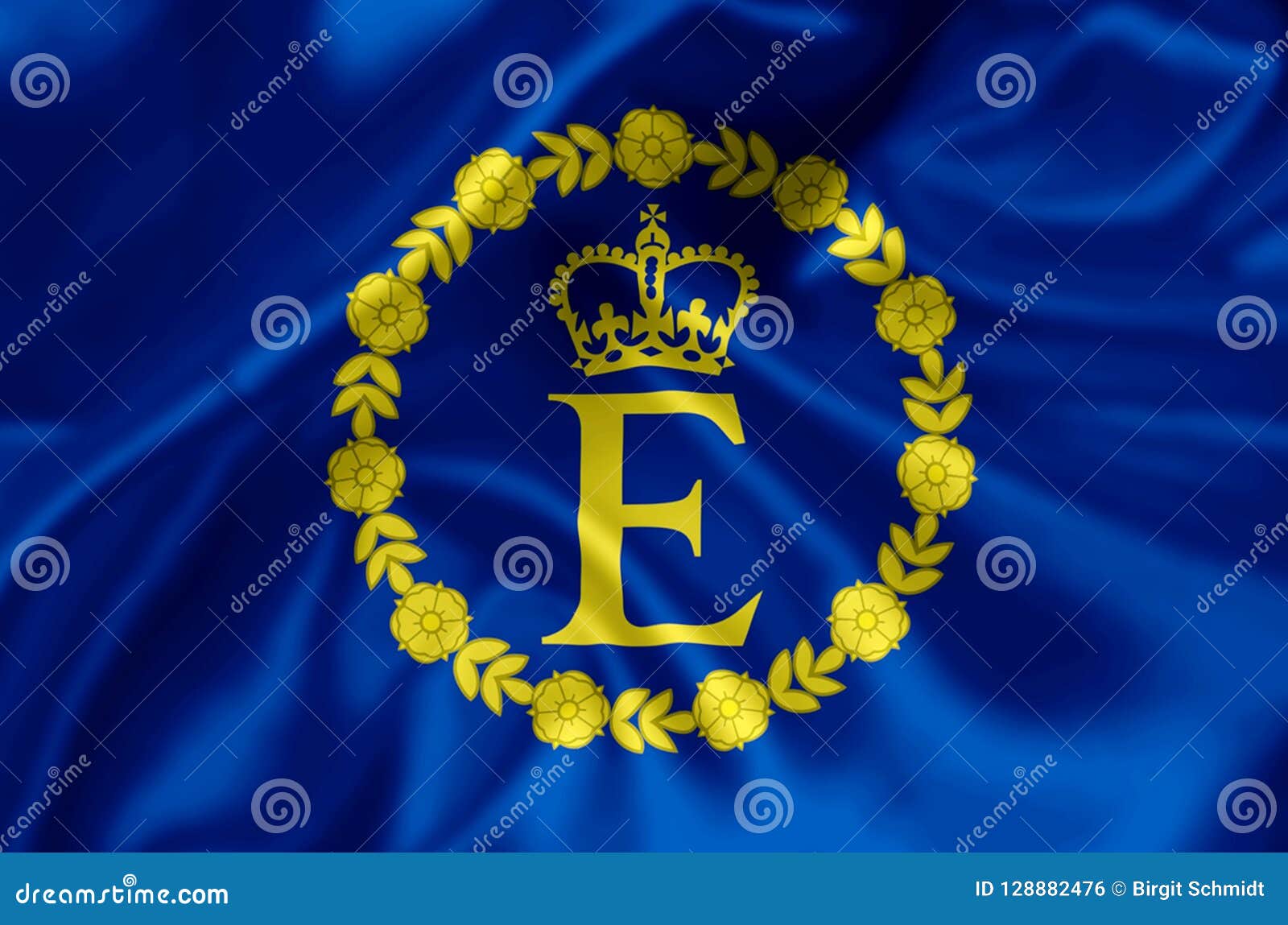 Ejemplo De La Bandera De Eiir Stock de ilustración - Ilustración de ...