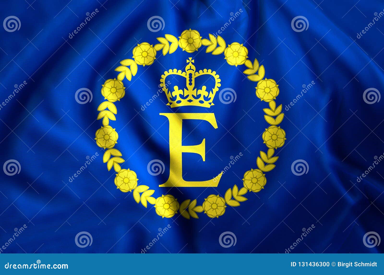 Ejemplo De La Bandera De Eiir Stock de ilustración - Ilustración de ...