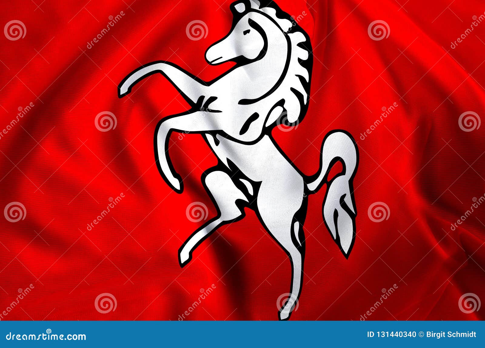 Ejemplo De La Bandera De Kent Stock de ilustración - Ilustración de ...