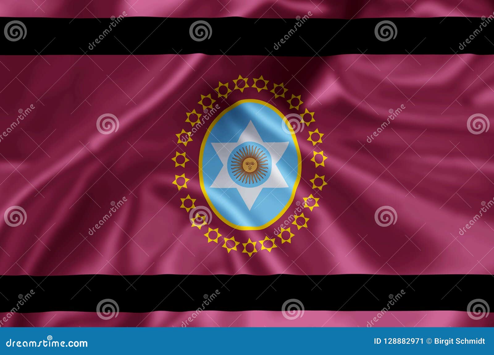 Ejemplo De La Bandera De Salta Stock de ilustración - Ilustración de ...