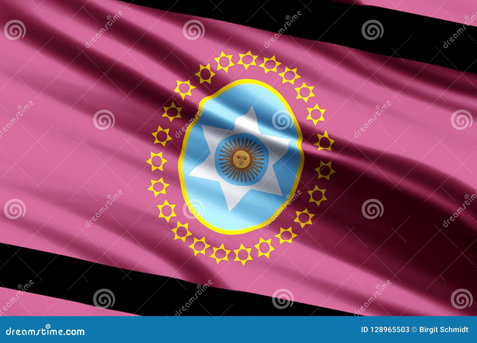 Ejemplo De La Bandera De Salta Stock de ilustración - Ilustración de ...