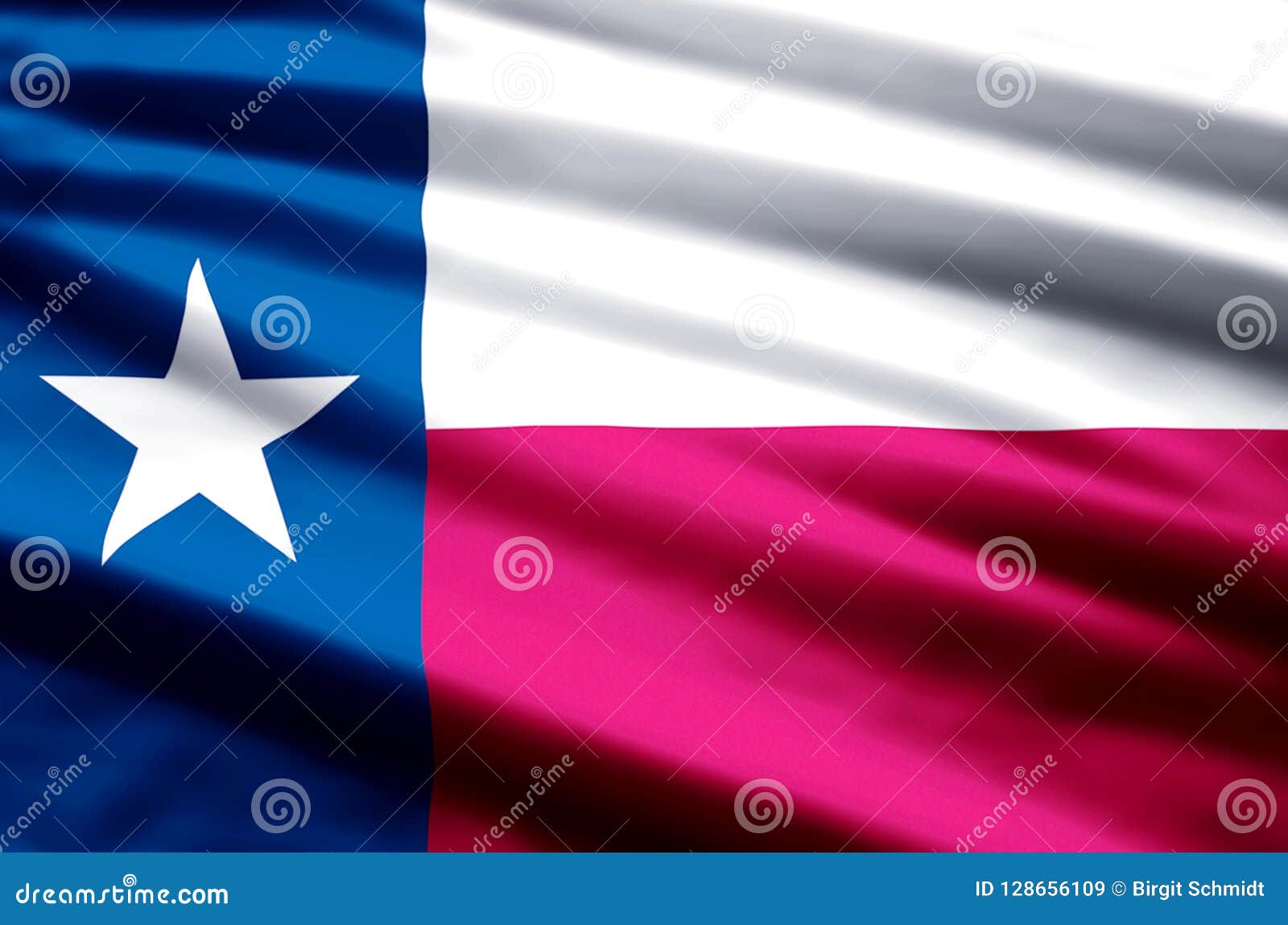 Ejemplo De La Bandera De Tejas Stock de ilustración - Ilustración de ...