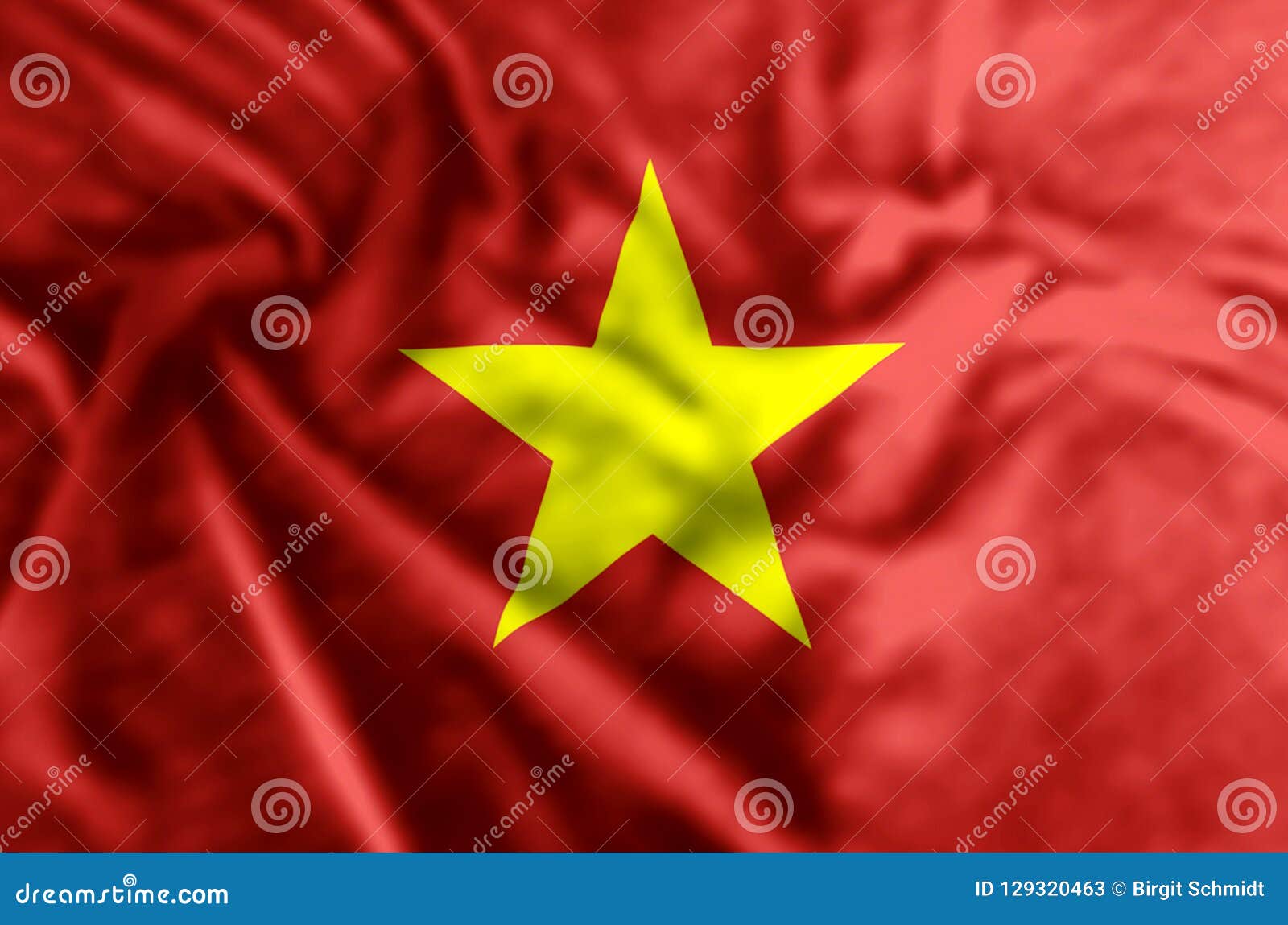 Ejemplo De La Bandera De Vietnam Stock de ilustración - Ilustración de ...
