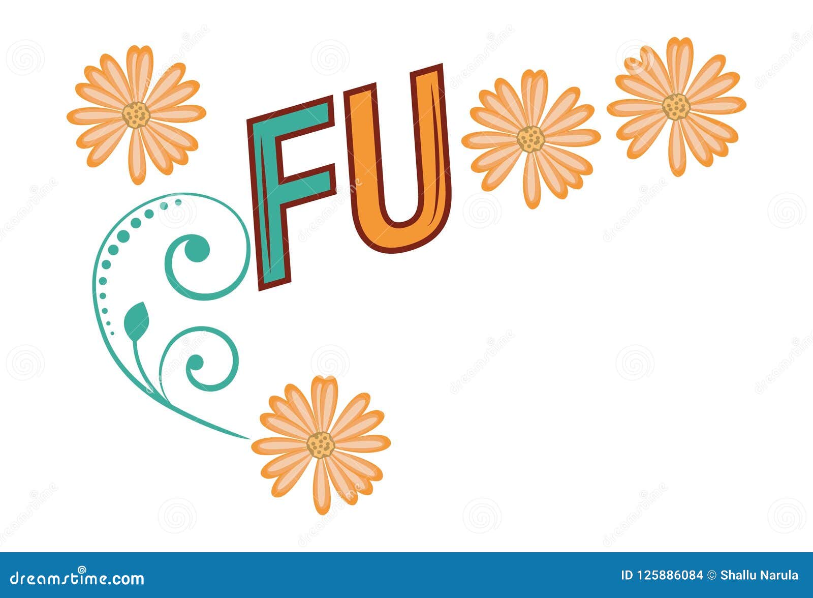 Ejemplo De La Historieta Del Vector Del Texto FU Ilustración del Vector ...