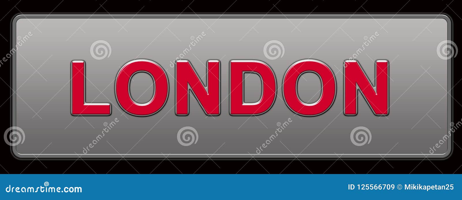 Ejemplo De La Placa De Londres Stock de ilustración - Ilustración de muestras, londres: 125566709