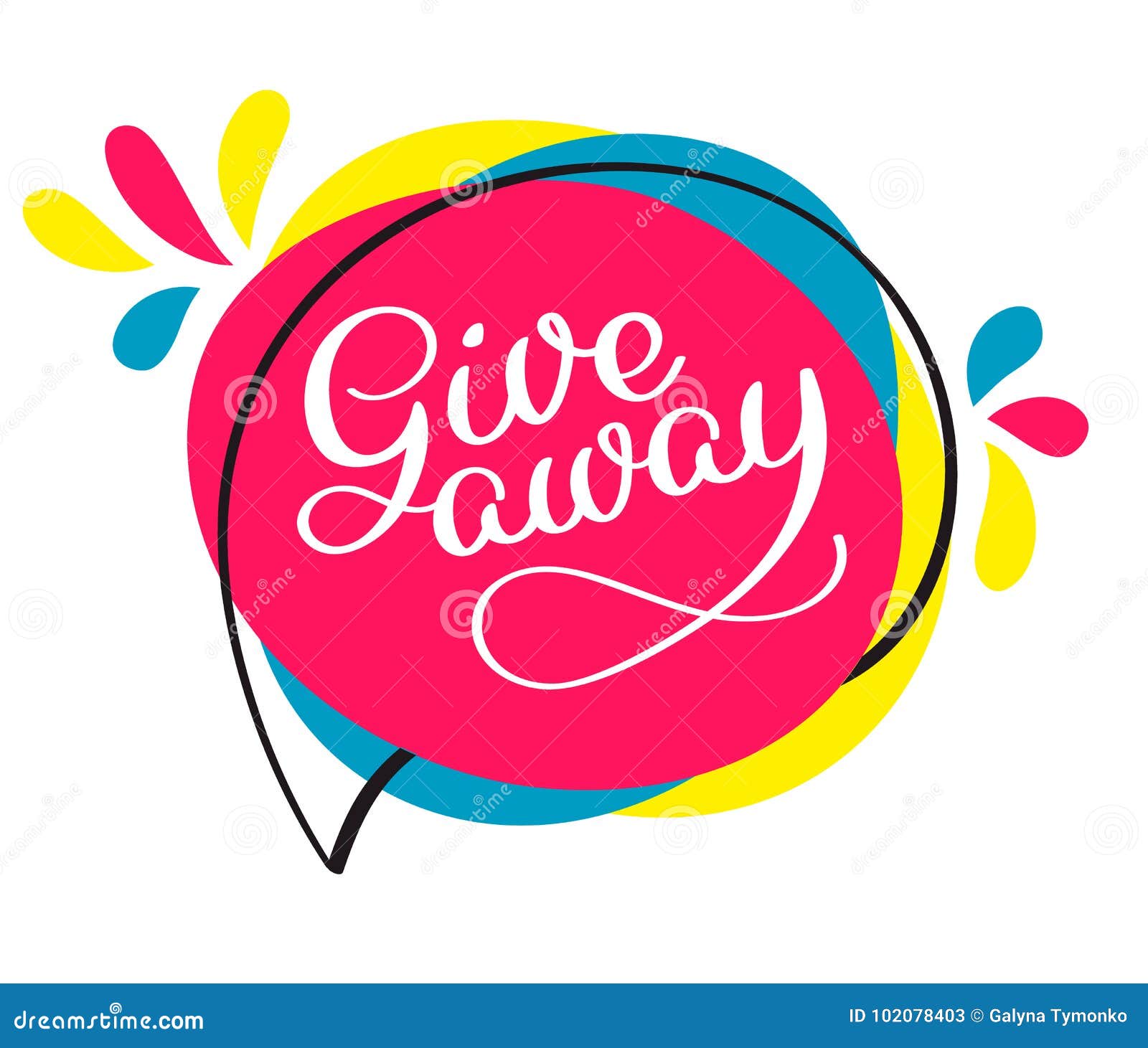 Ejemplo De Las Letras Del Vector Del Sorteo Frase Dibujada Mano ...