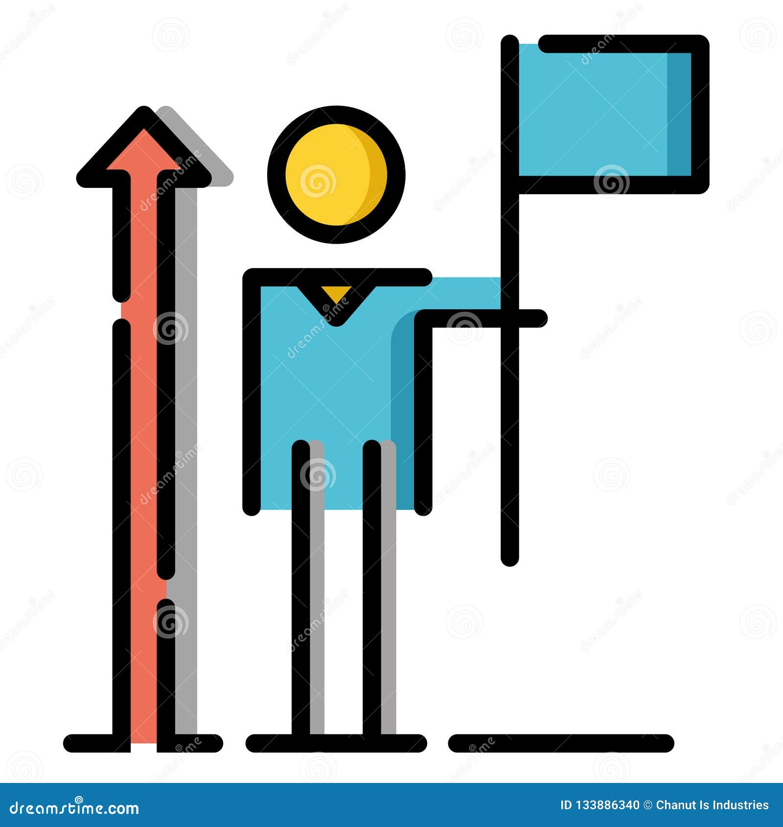 Ejemplo De LineColor Del Autodesarrollo Ilustración del Vector ...