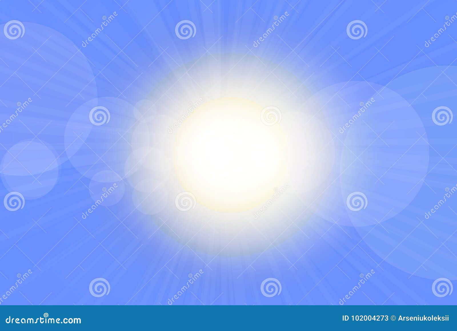 Ejemplo De Los Rayos De Sol Ilustración del Vector - Ilustración de ...