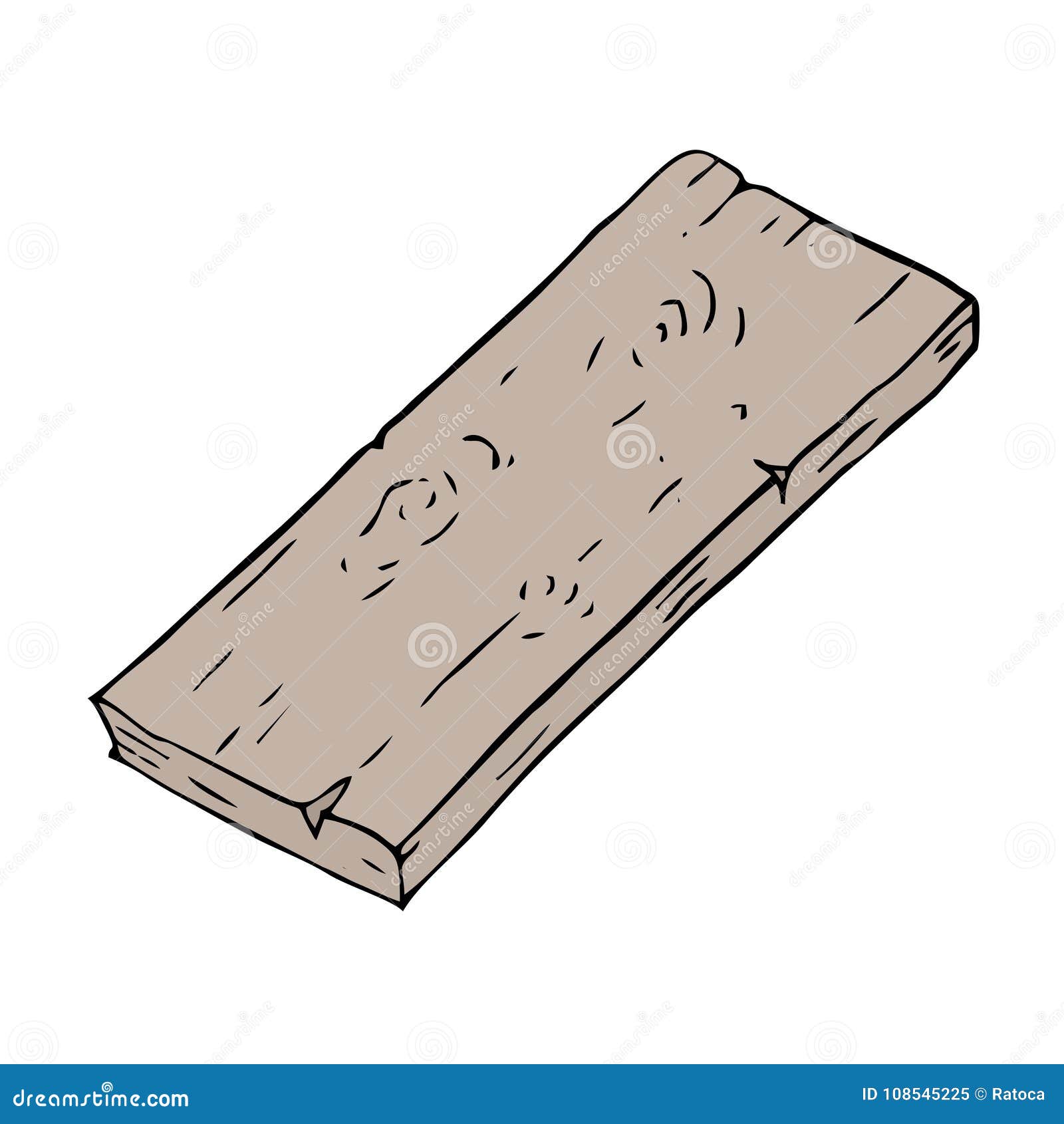 Ejemplo De Madera Del Pedazo Ilustración del Vector - Ilustración de ...