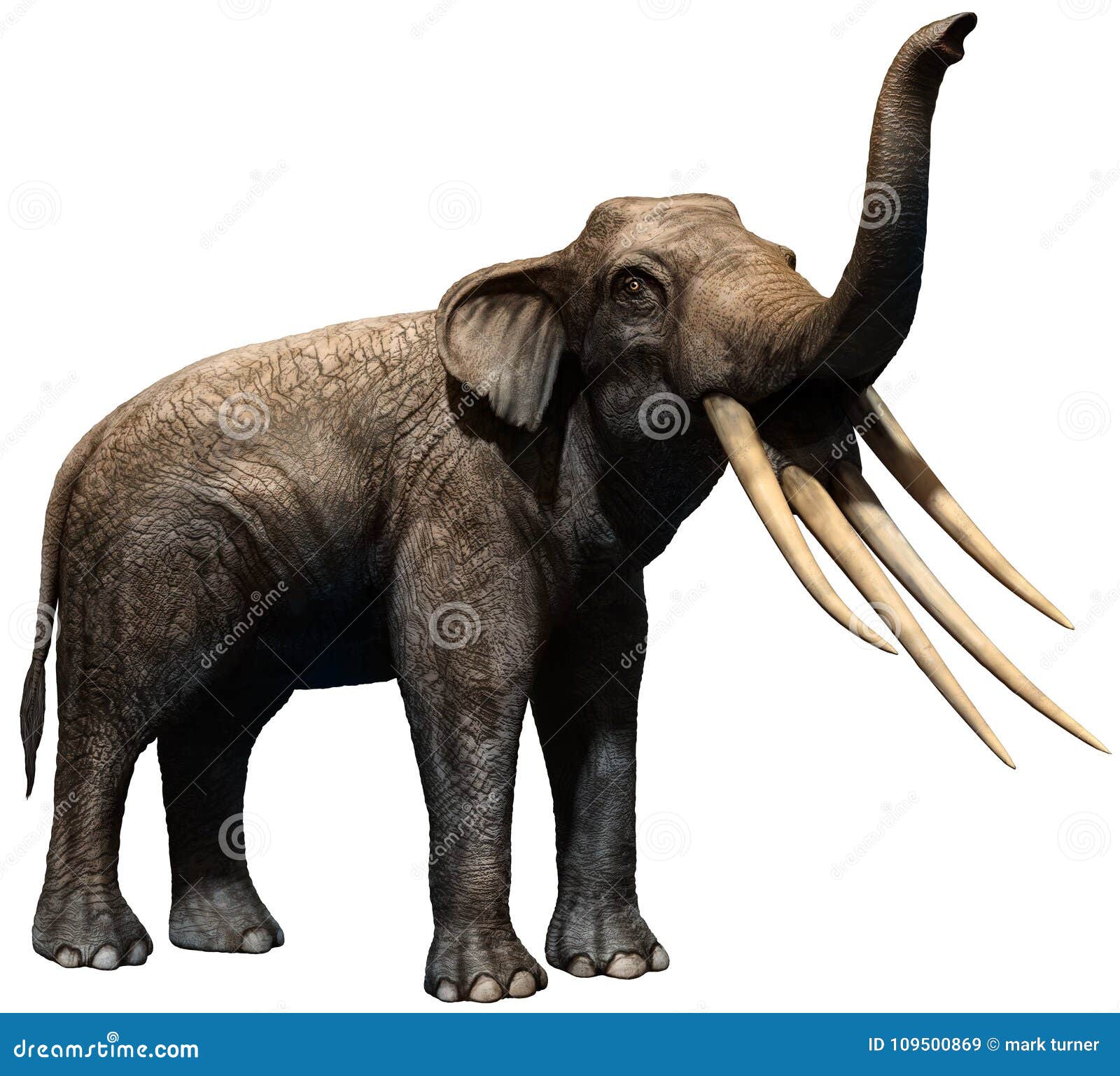 Ejemplo De Stegotetrabelodon 3D Stock de ilustración - Ilustración de ...