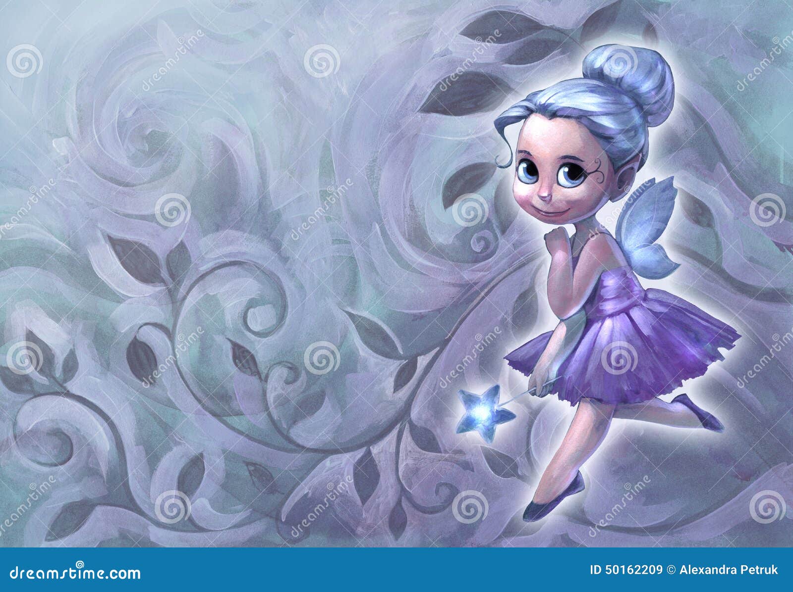 Ejemplo De Una Hada Hermosa Stock de ilustración - Ilustración de ...