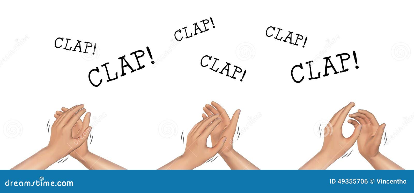 Ejemplo Del Aplauso El Aplaudir De Manos Foto de archivo - Ilustración ...