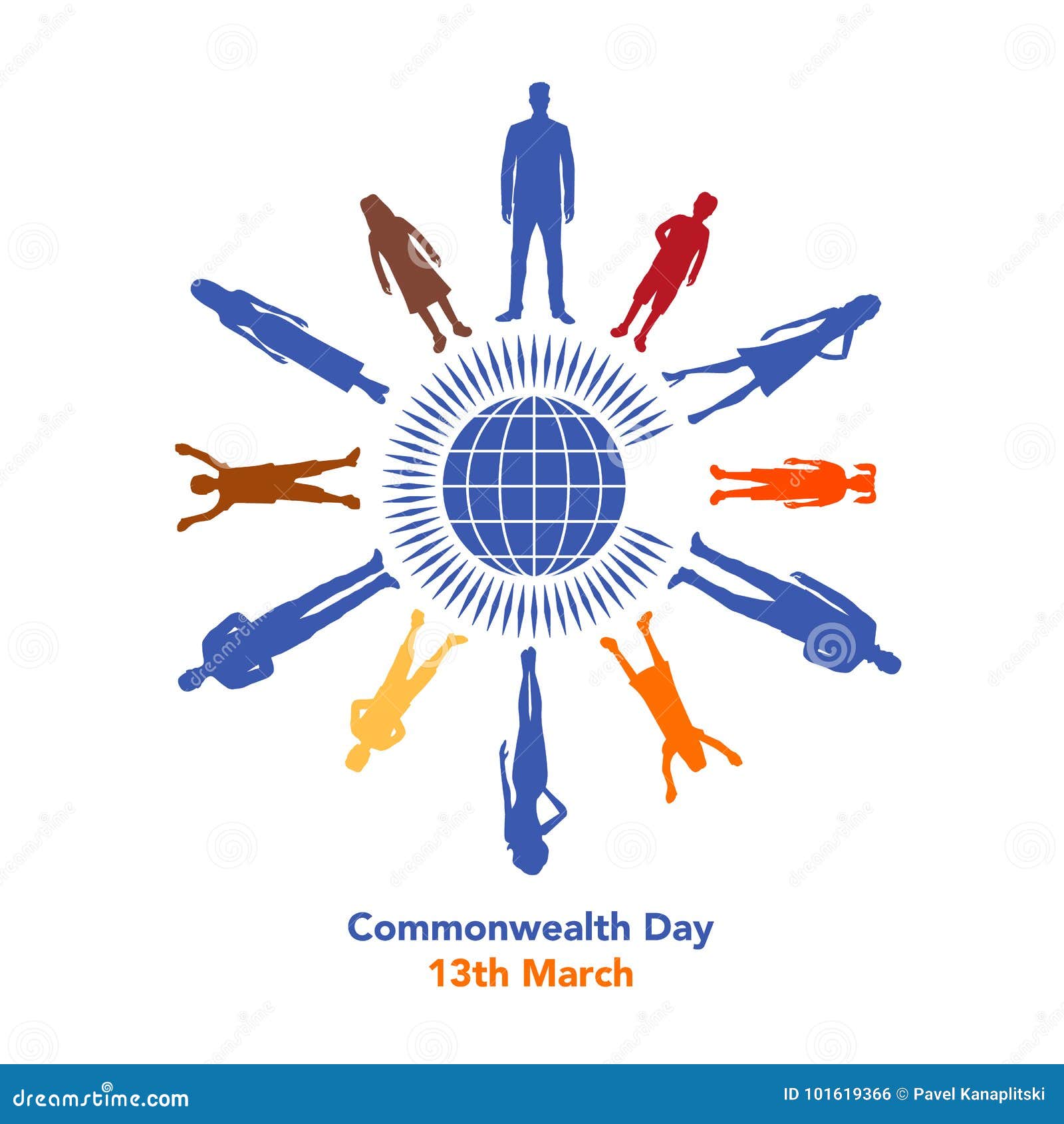 Ejemplo Del Día De La Commonwealth Stock de ilustración - Ilustración ...