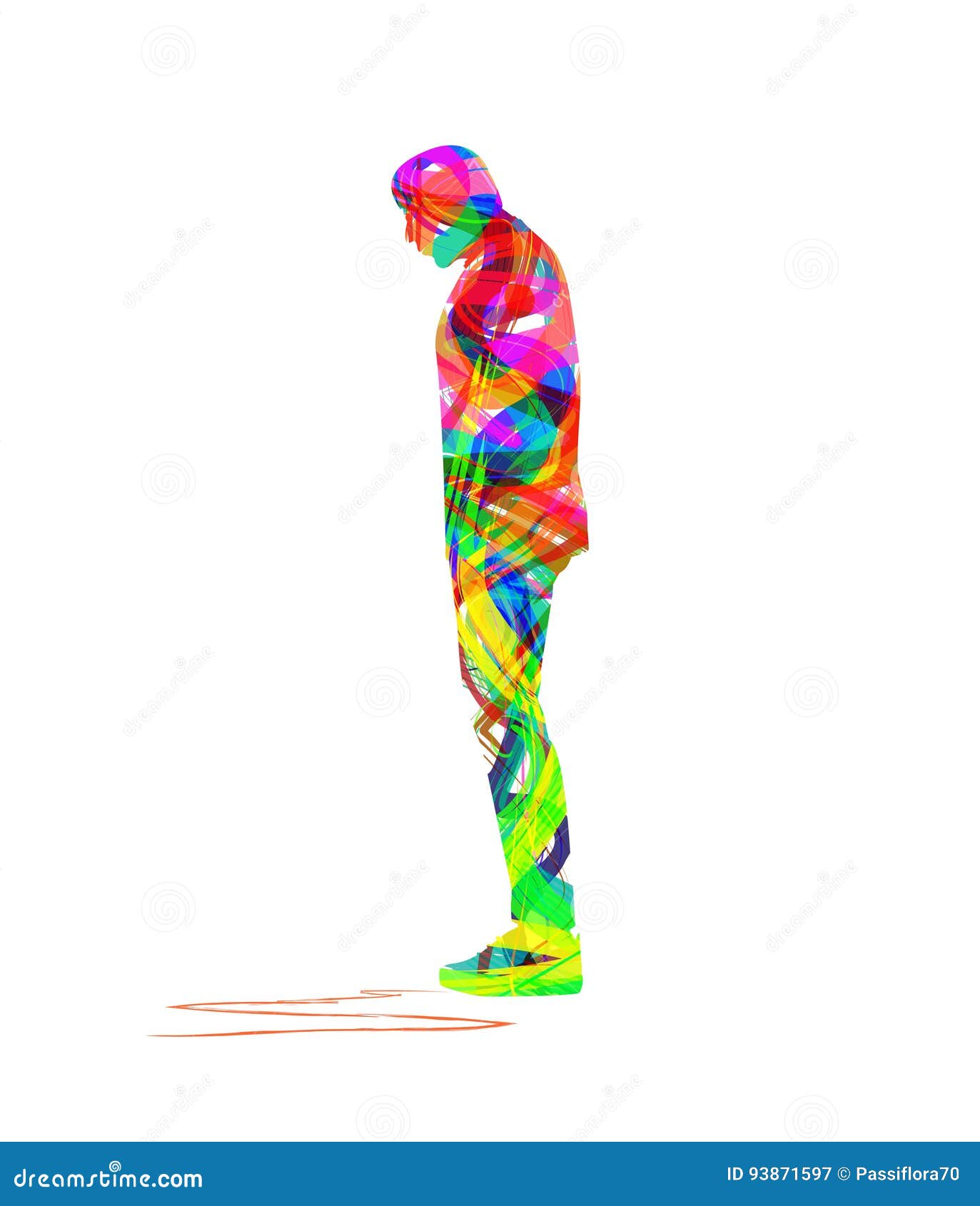 Ejemplo Del Hombre Abstracto Ilustración del Vector - Ilustración de ...