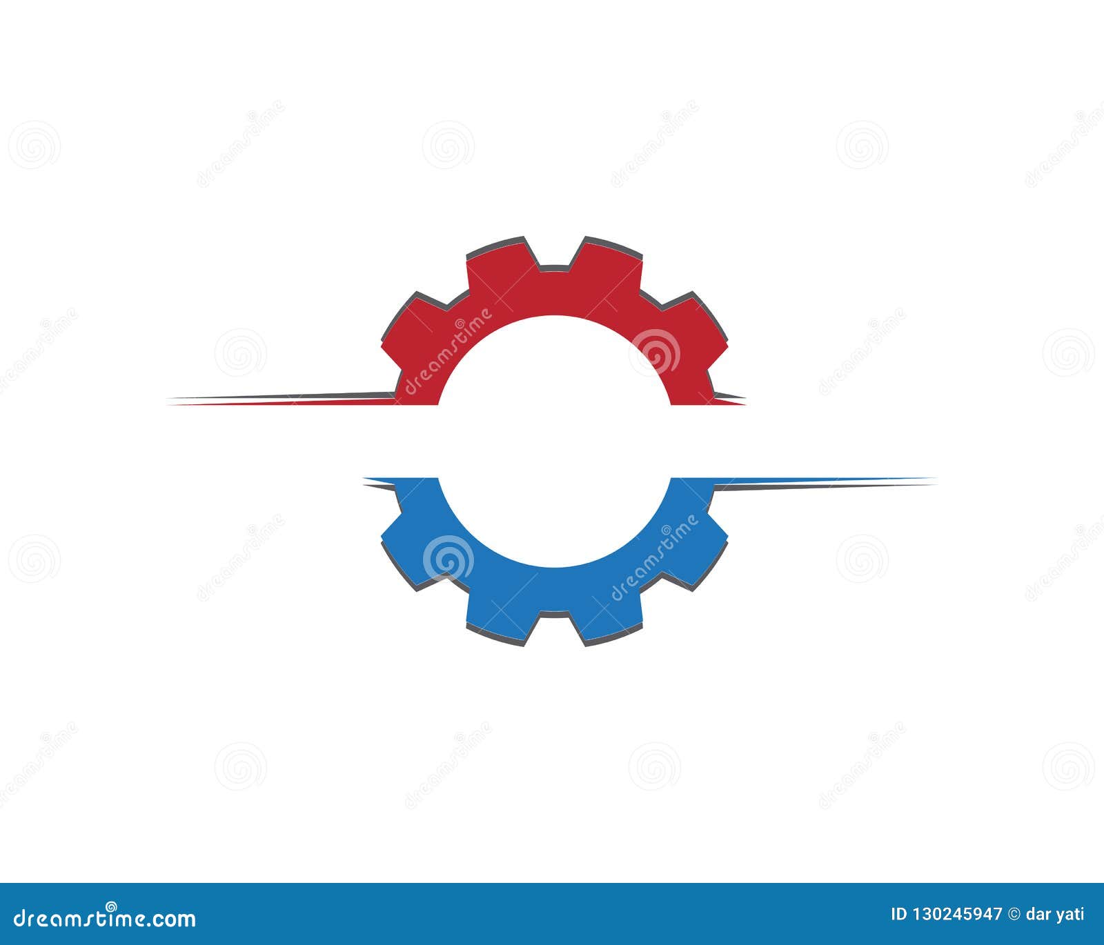 Ejemplo Del Icono Del Vector De Logo Template Del Engranaje Ilustración ...