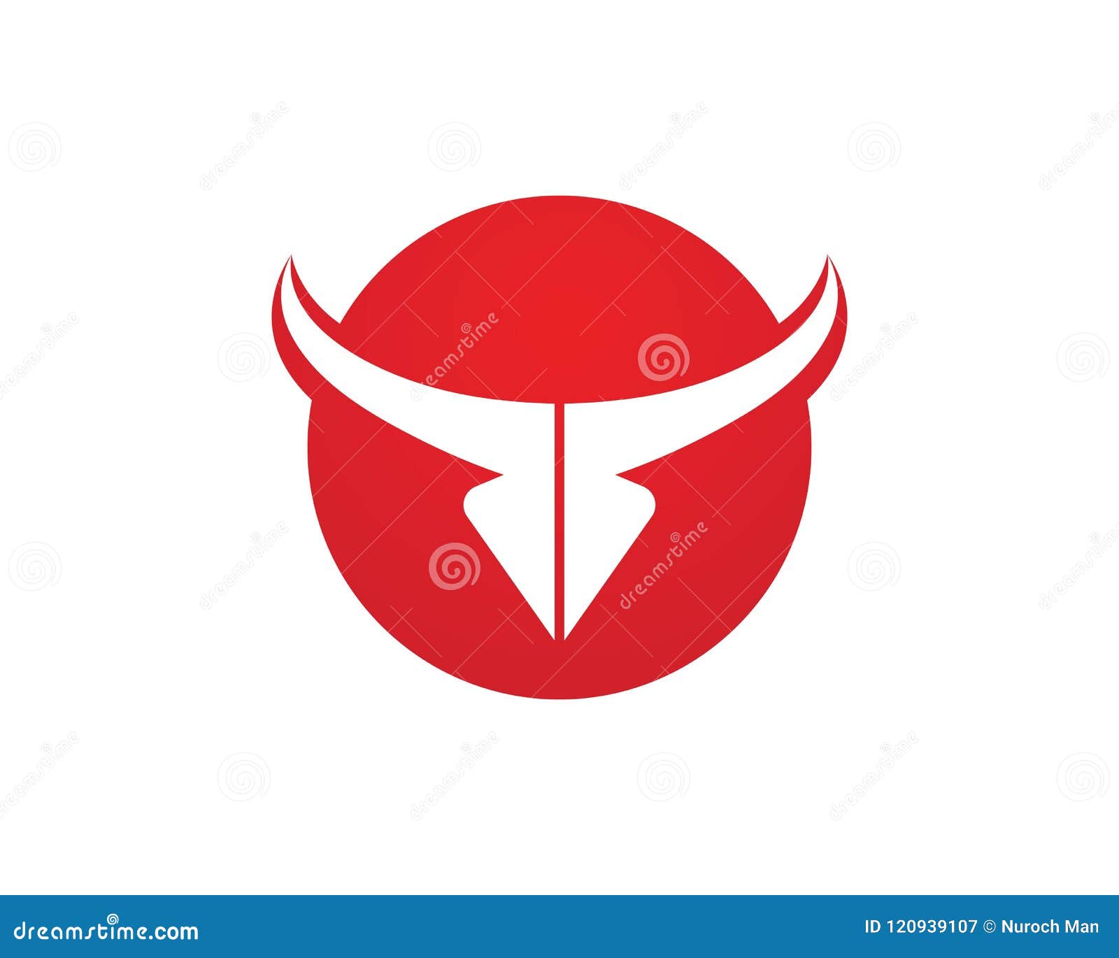 Ejemplo Del Icono Del Vector De Red Bull Taurus Logo Template ...