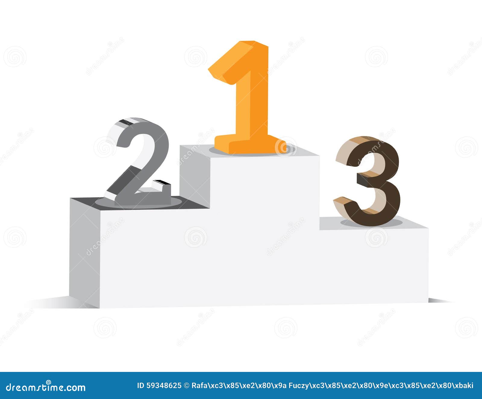 Ejemplo Del Podio Del Deporte Ilustración del Vector - Ilustración de ...