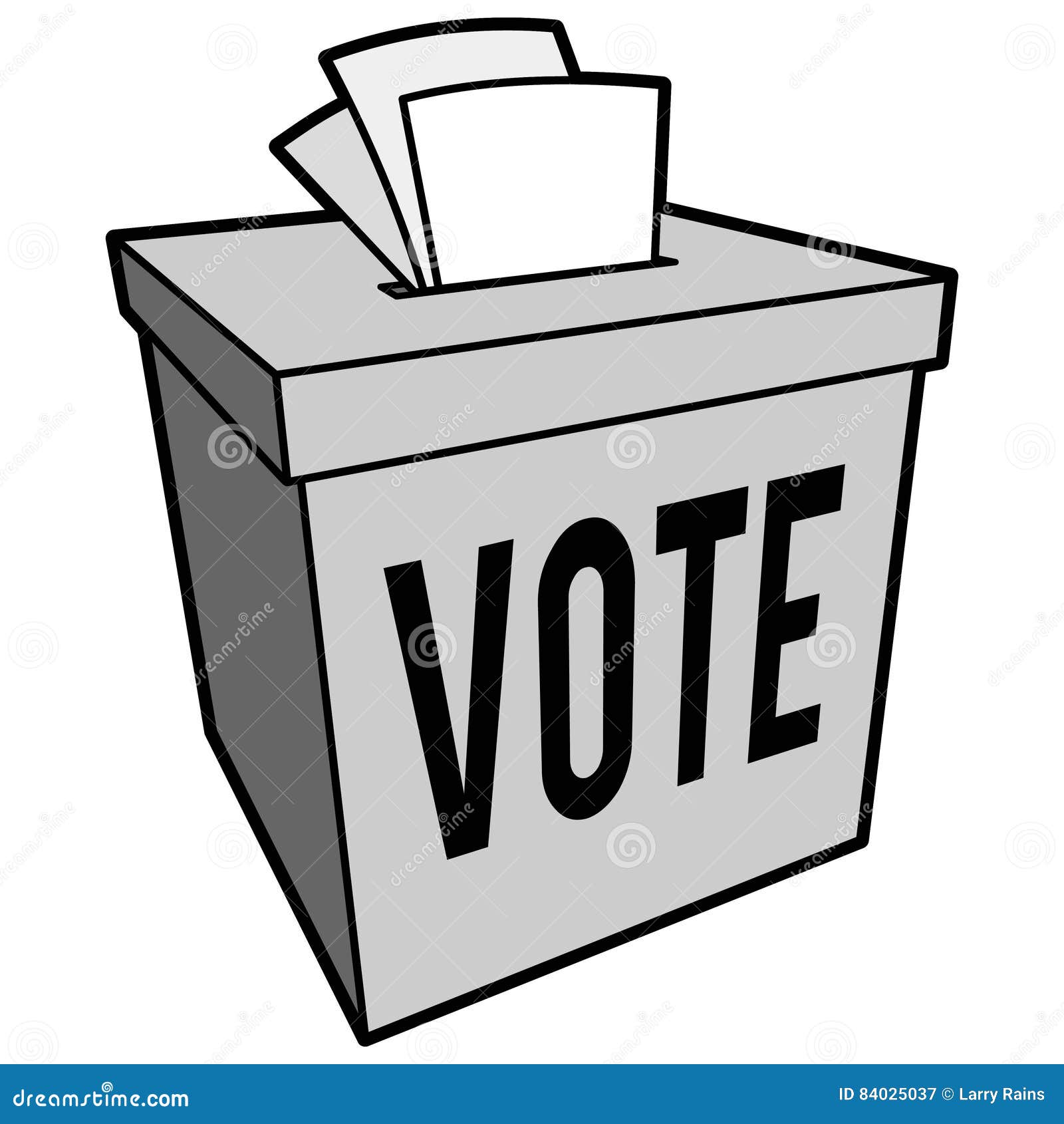 Ejemplo Del Símbolo De La Urna Ilustración del Vector - Ilustración de ...