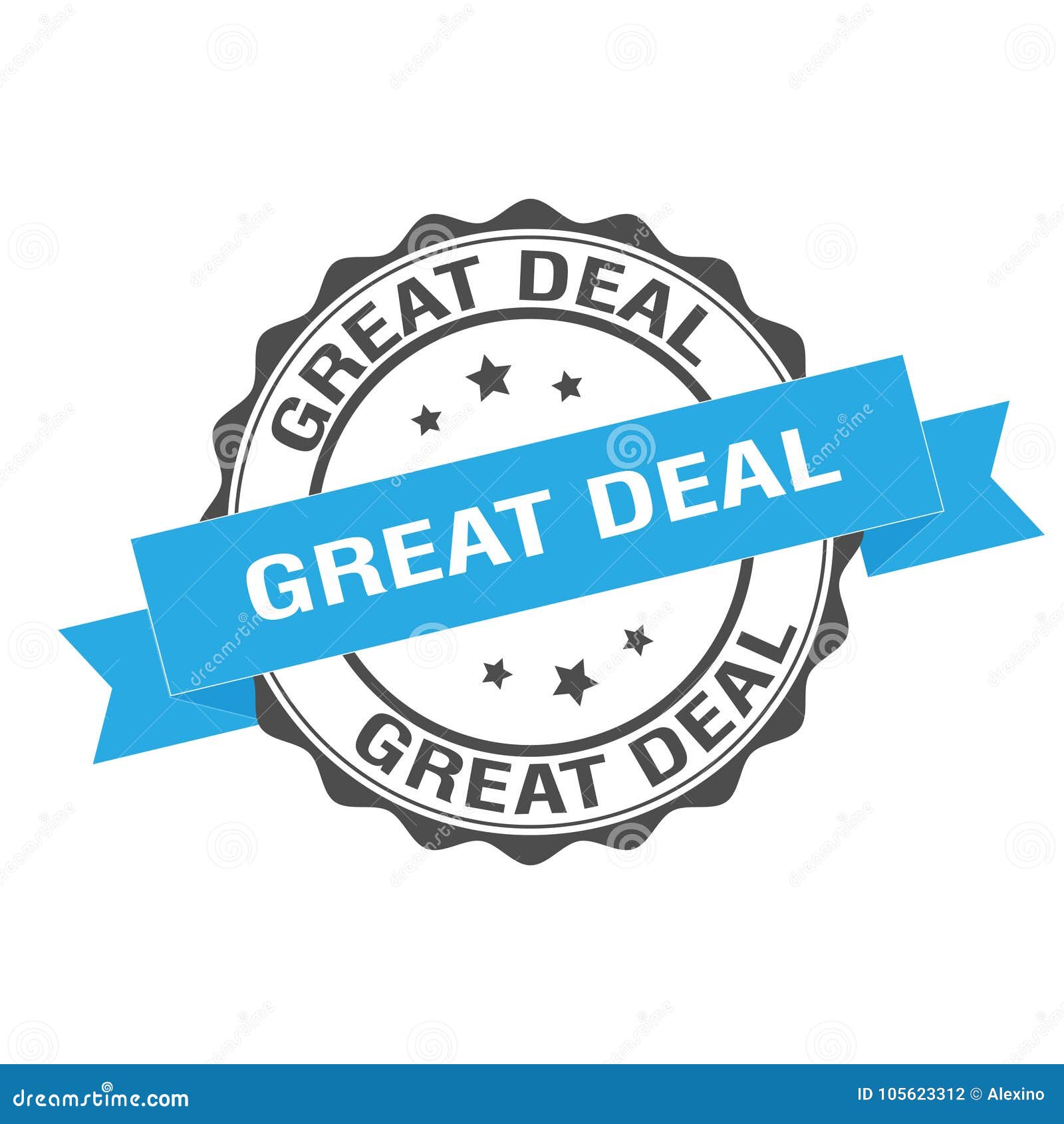 Ejemplo Del Sello De La Gran Oferta Ilustración del Vector ...