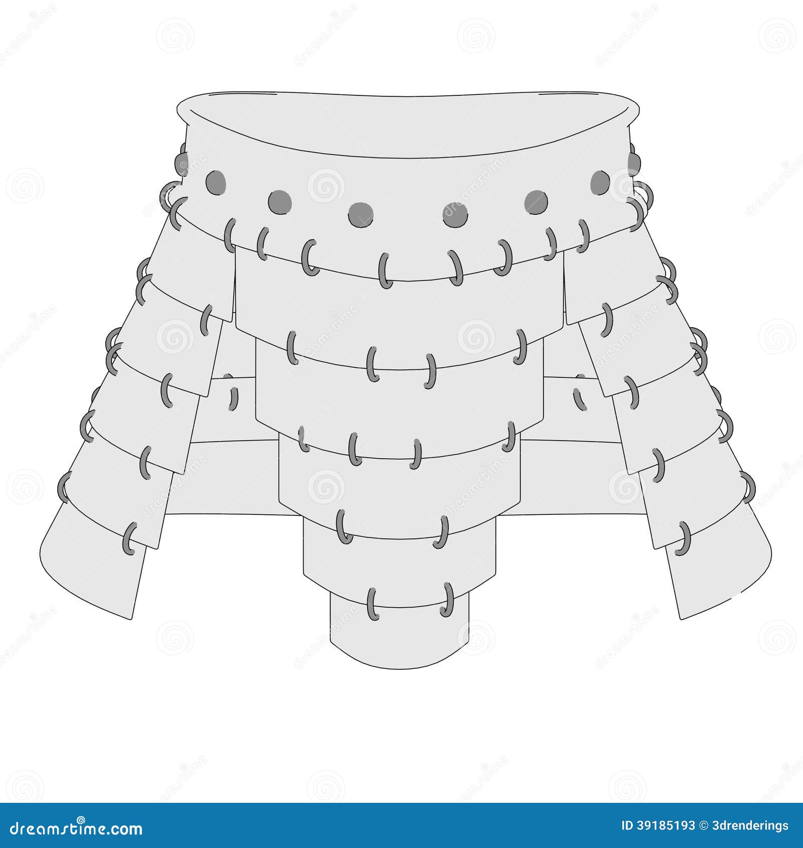 Ejemplo Del Tasset (armadura) Stock de ilustración - Ilustración de ...