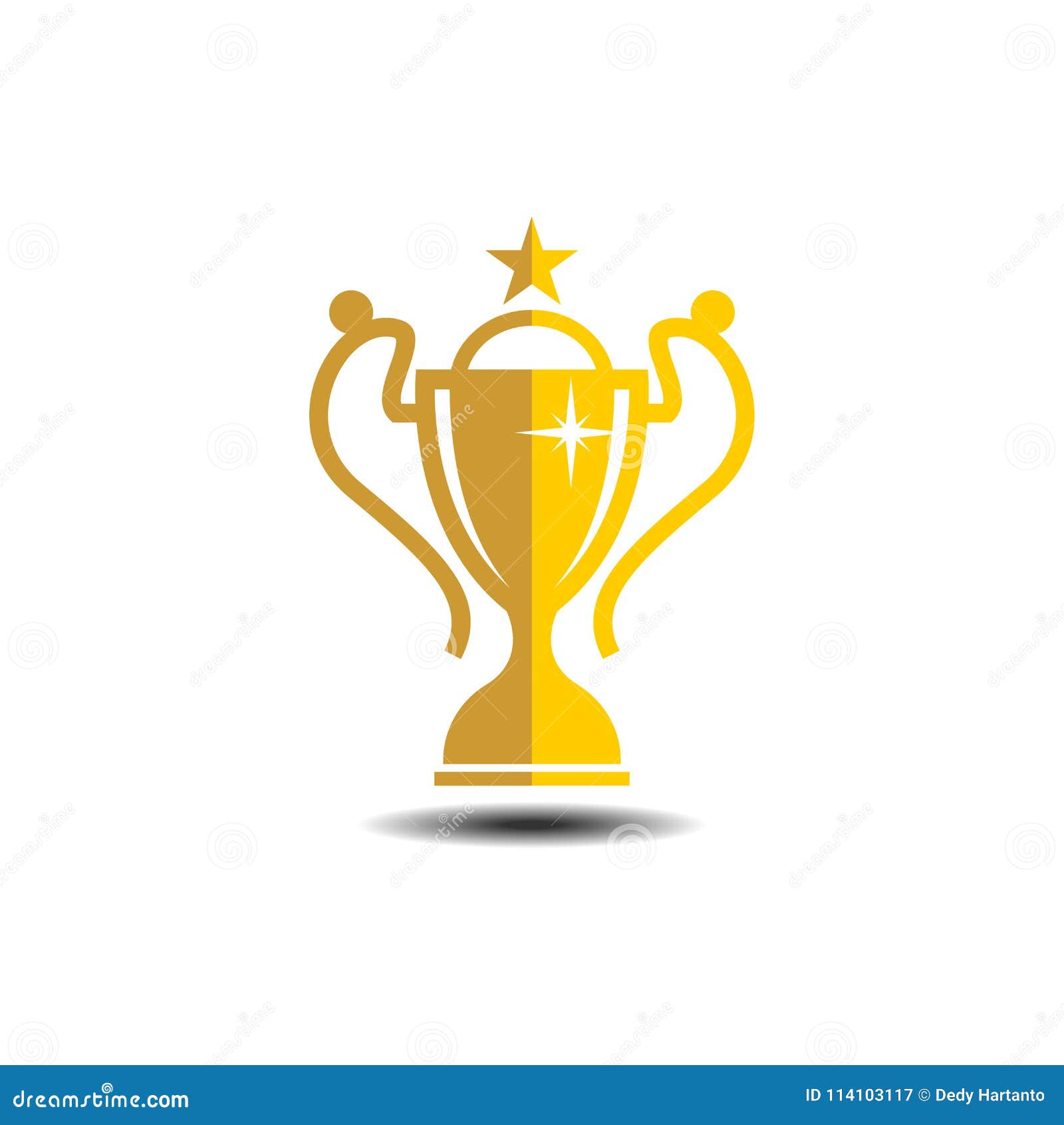 Ejemplo Del Trofeo Del Vector Ilustración del Vector - Ilustración de ...