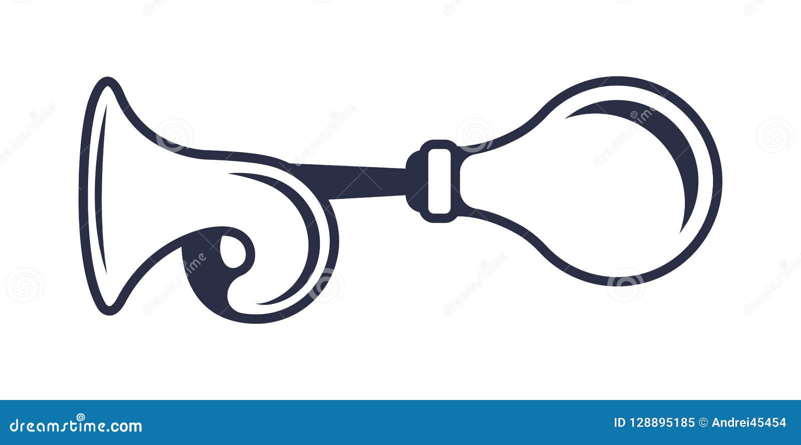 Ejemplo Del Vector Del Claxon Stock de ilustración - Ilustración de ...