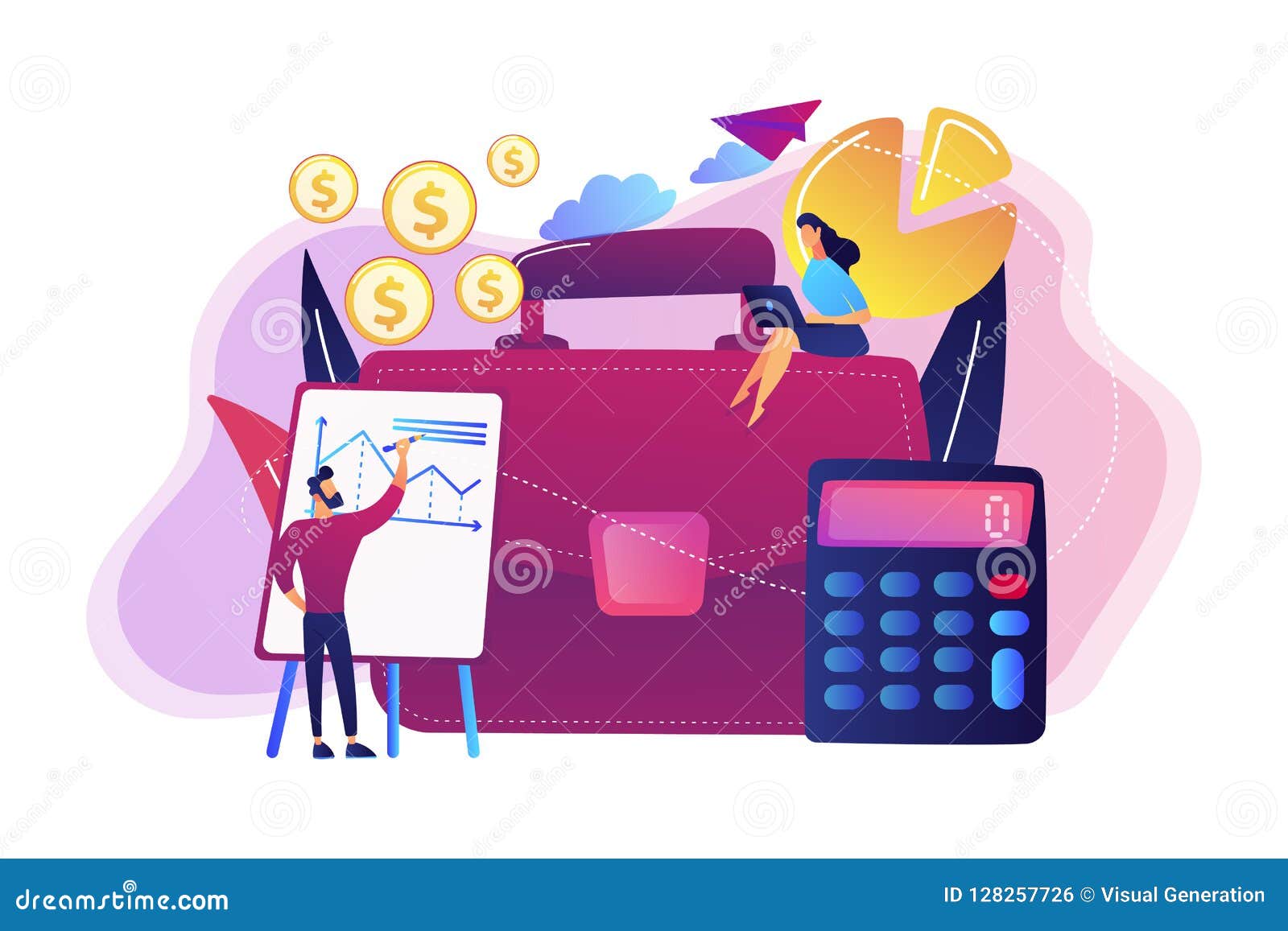 Ejemplo Del Vector Del Concepto De Contabilidad Ilustración del Vector ...