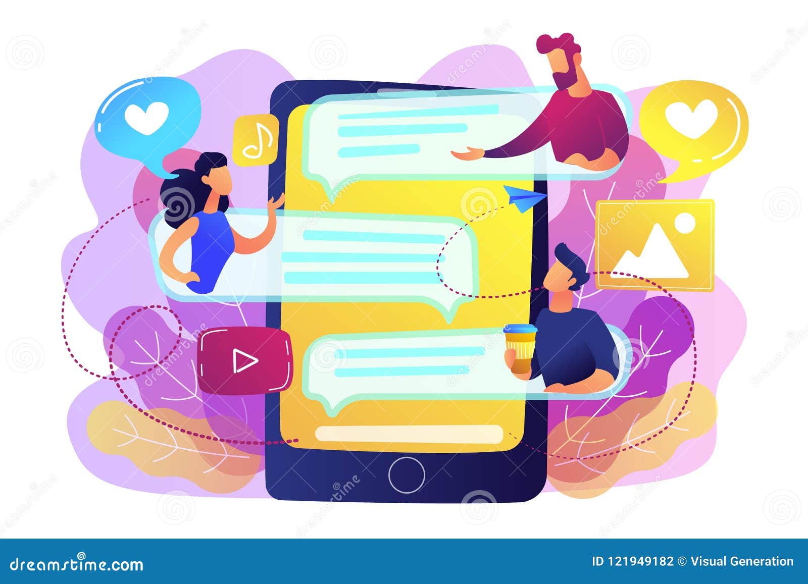 Ejemplo Del Vector Del Concepto Del Foro De Internet Ilustración del ...