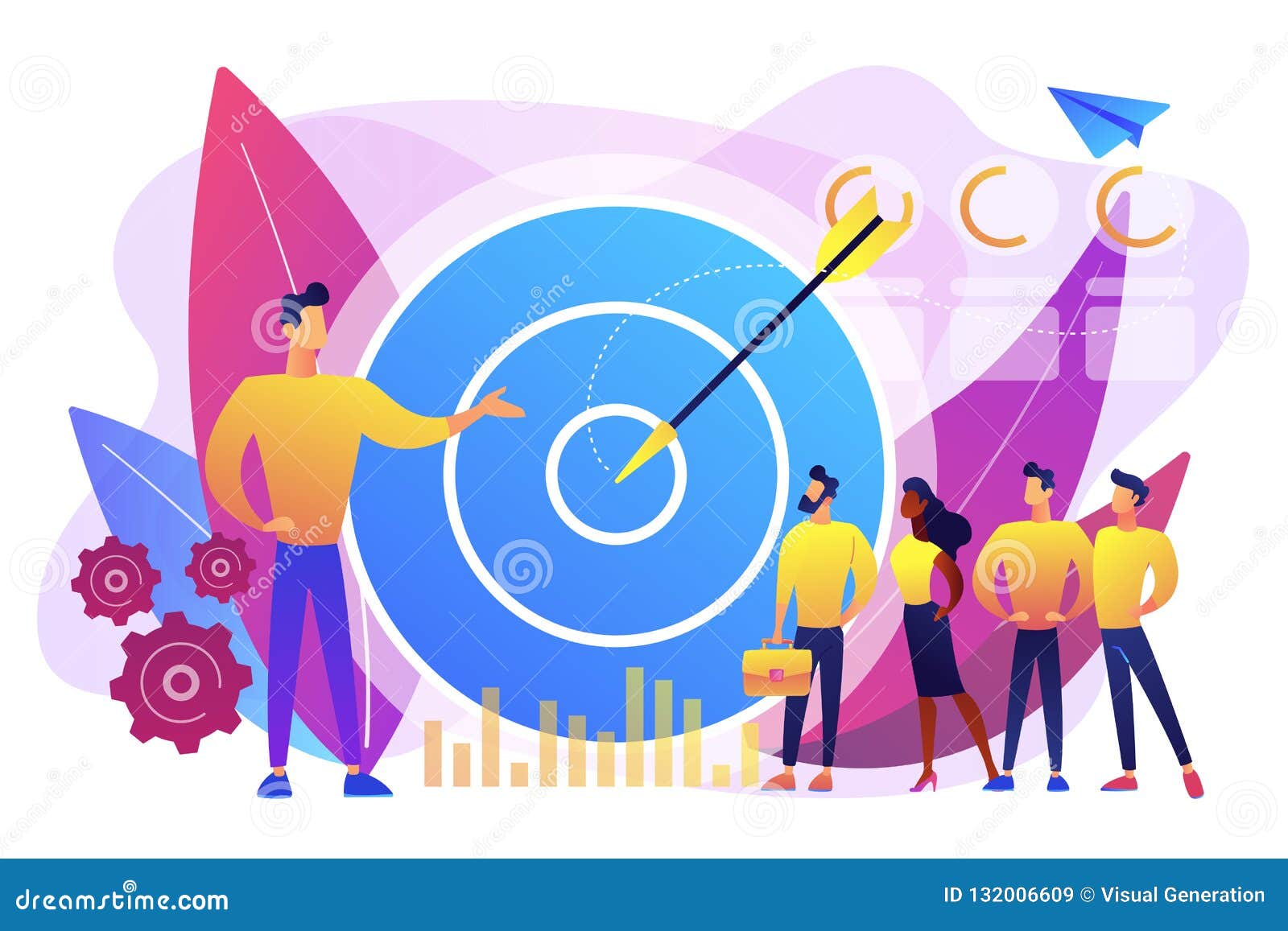 Ejemplo Del Vector Del Concepto Del Mercado Interior Ilustración del ...