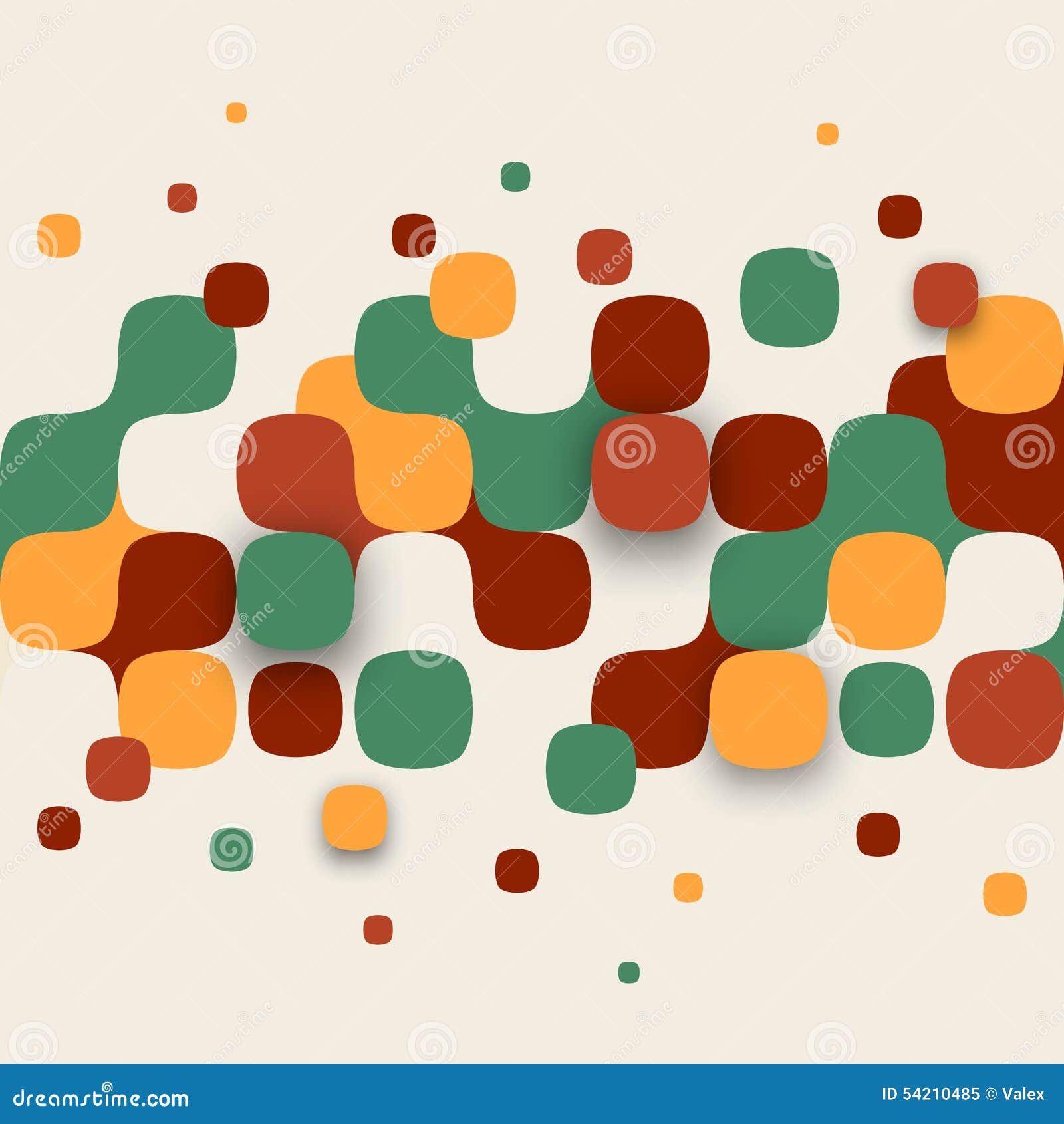 Ejemplo Del Vector De Cuadrados Abstractos Ilustración del Vector ...