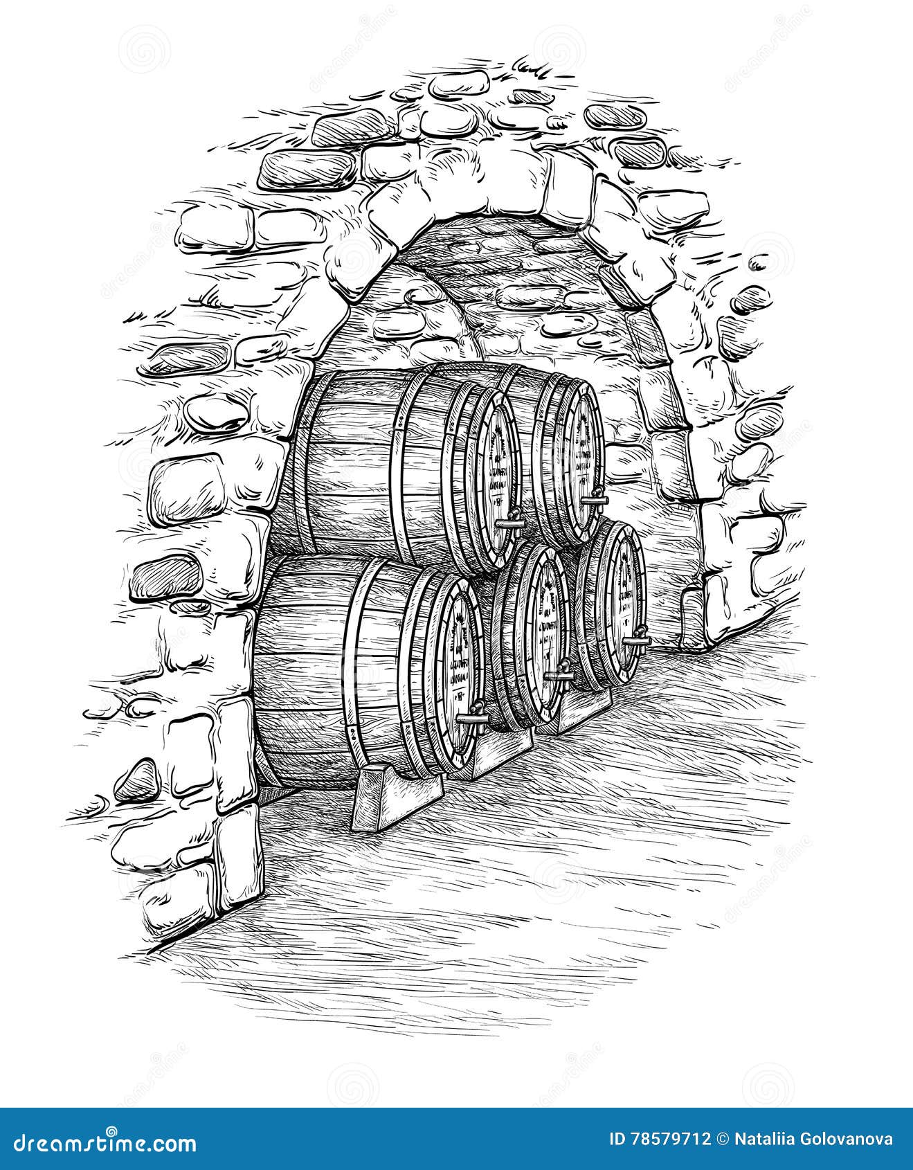 Ejemplo Del Vector De La Bodega Ilustración del Vector - Ilustración de ...